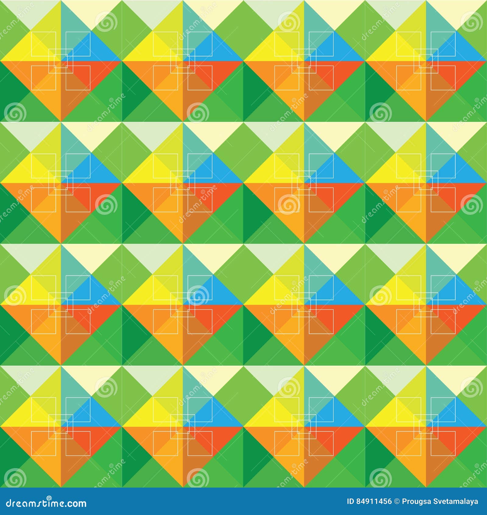 Abstract Squares Colorful Pattern Design Stock Vector - Illustration of ...