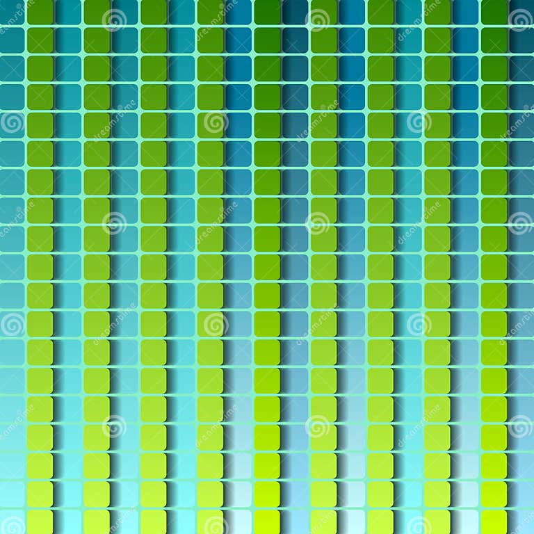 Abstract Squares Geometric Pattern Design. Green Stock Vector ...