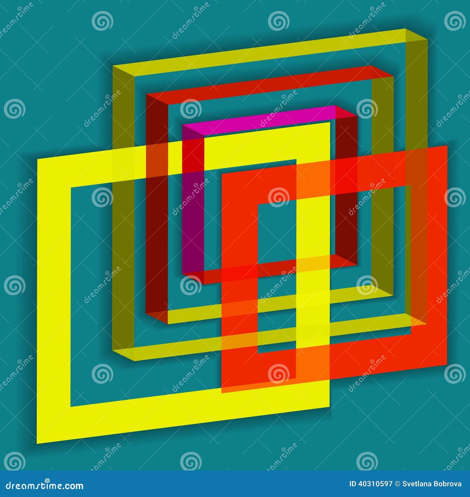 Abstract squares stock vector. Illustration of beautiful - 40310597