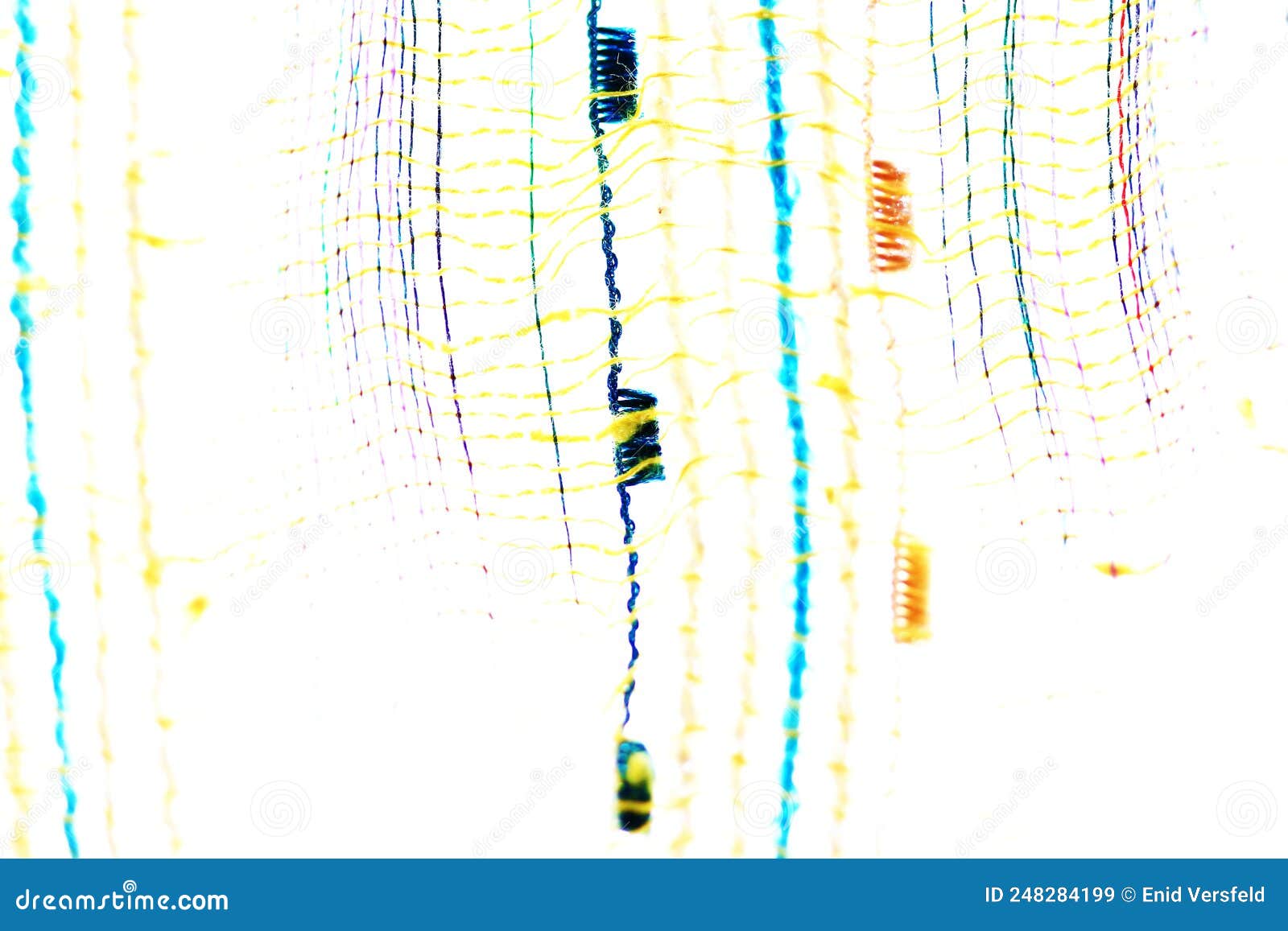 Abstract Squiggle Patterned Flowing Design Stock Image - Image of ...