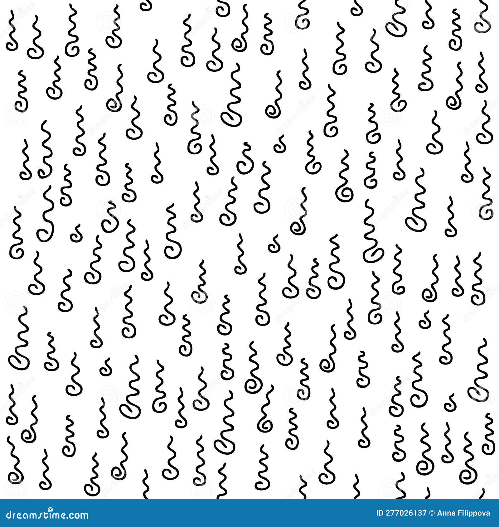 Abstract Squiggly Modern Background With Continuous Lines Stock Image ...