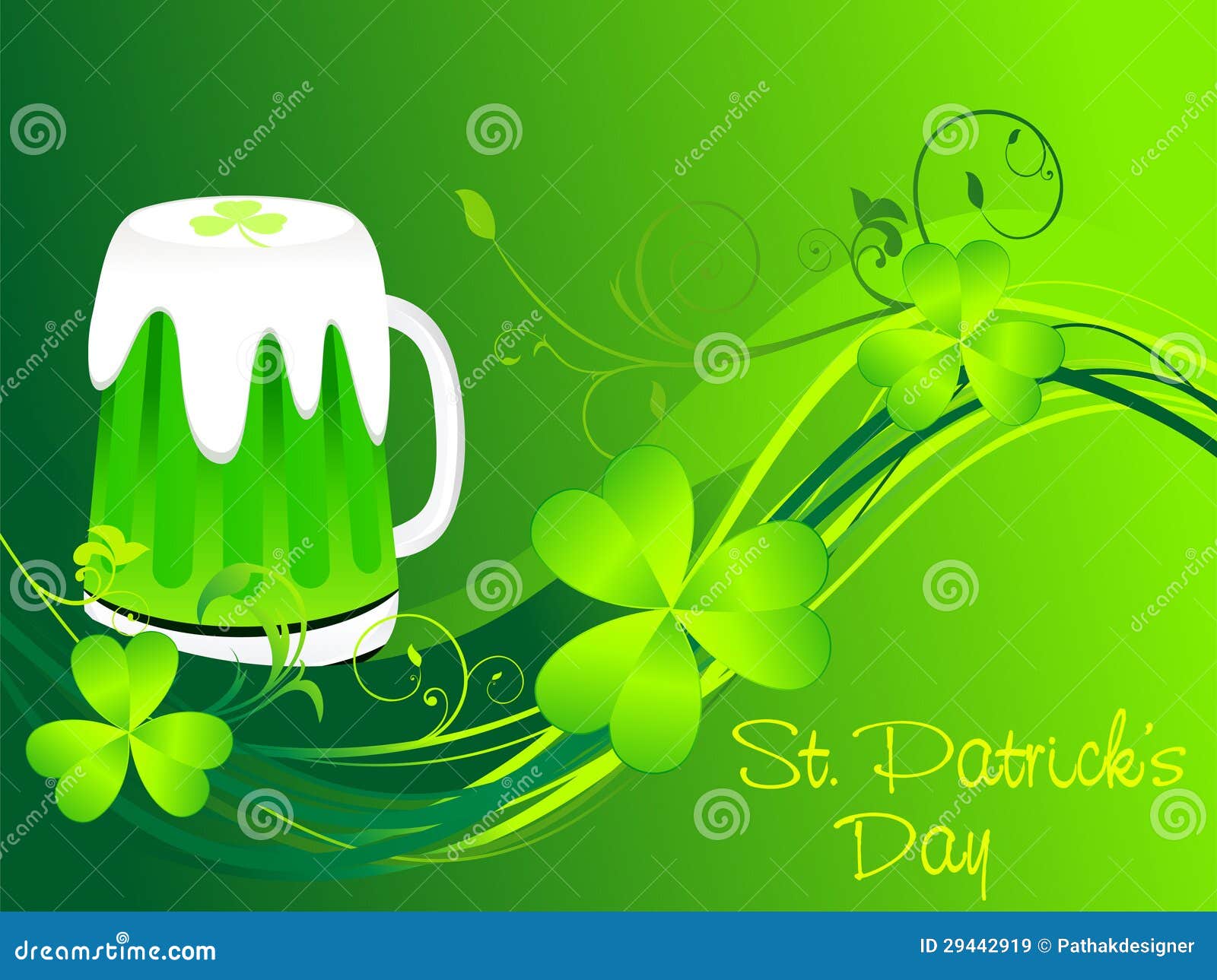 Abstract St Patrick Background Stock Vector - Illustration of occasion ...