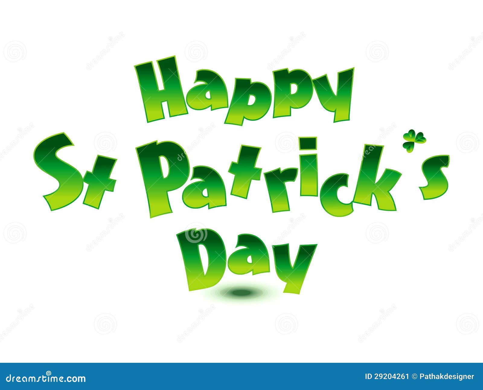 Abstract st patrick text stock vector. Illustration of green - 29204261