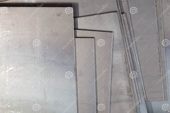 Stack metal sheet stock photo. Image of curved, heavy - 101524132