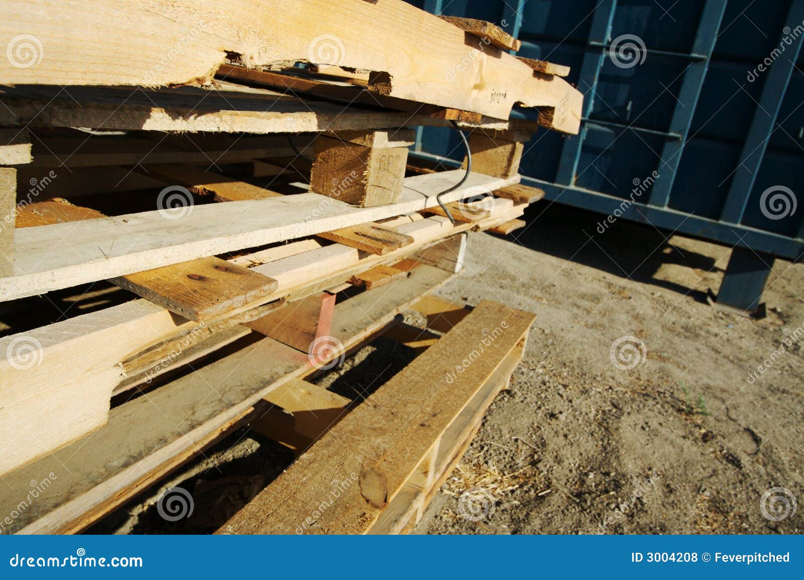 Abstract Stack Wooden Palettes Picture. Image: 3004208