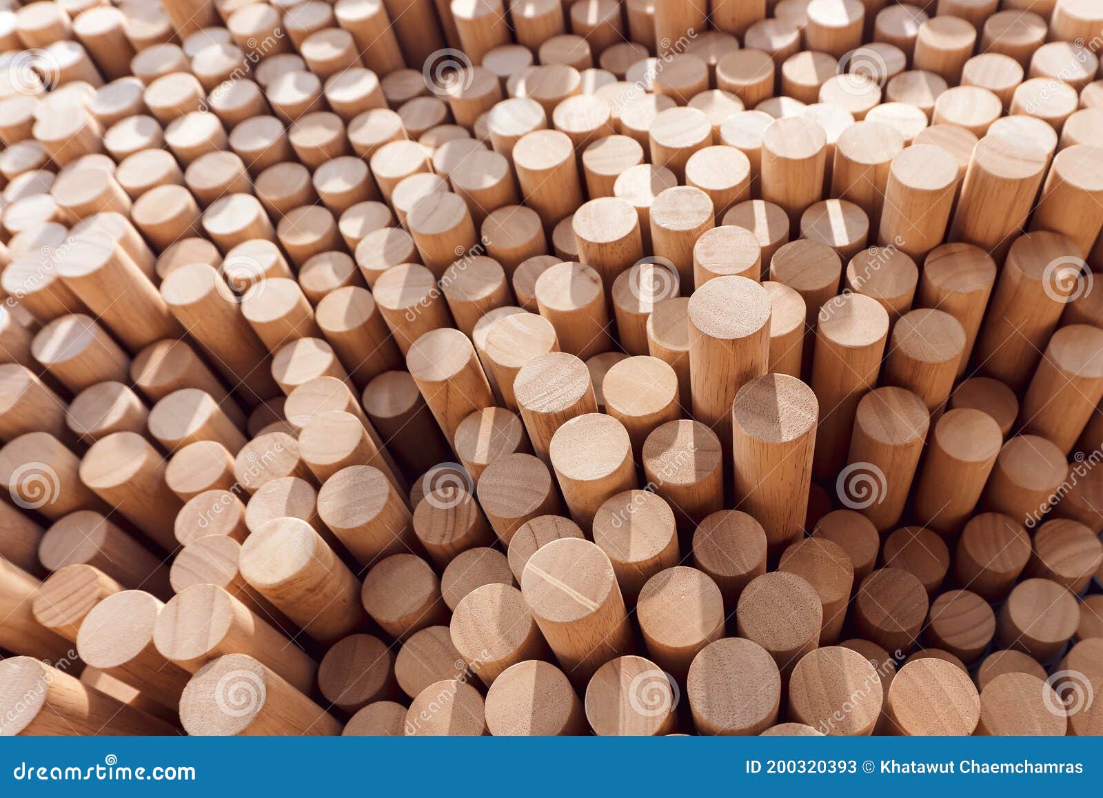 Abstract Stacked Wood Log Background Stock Image - Image of object ...