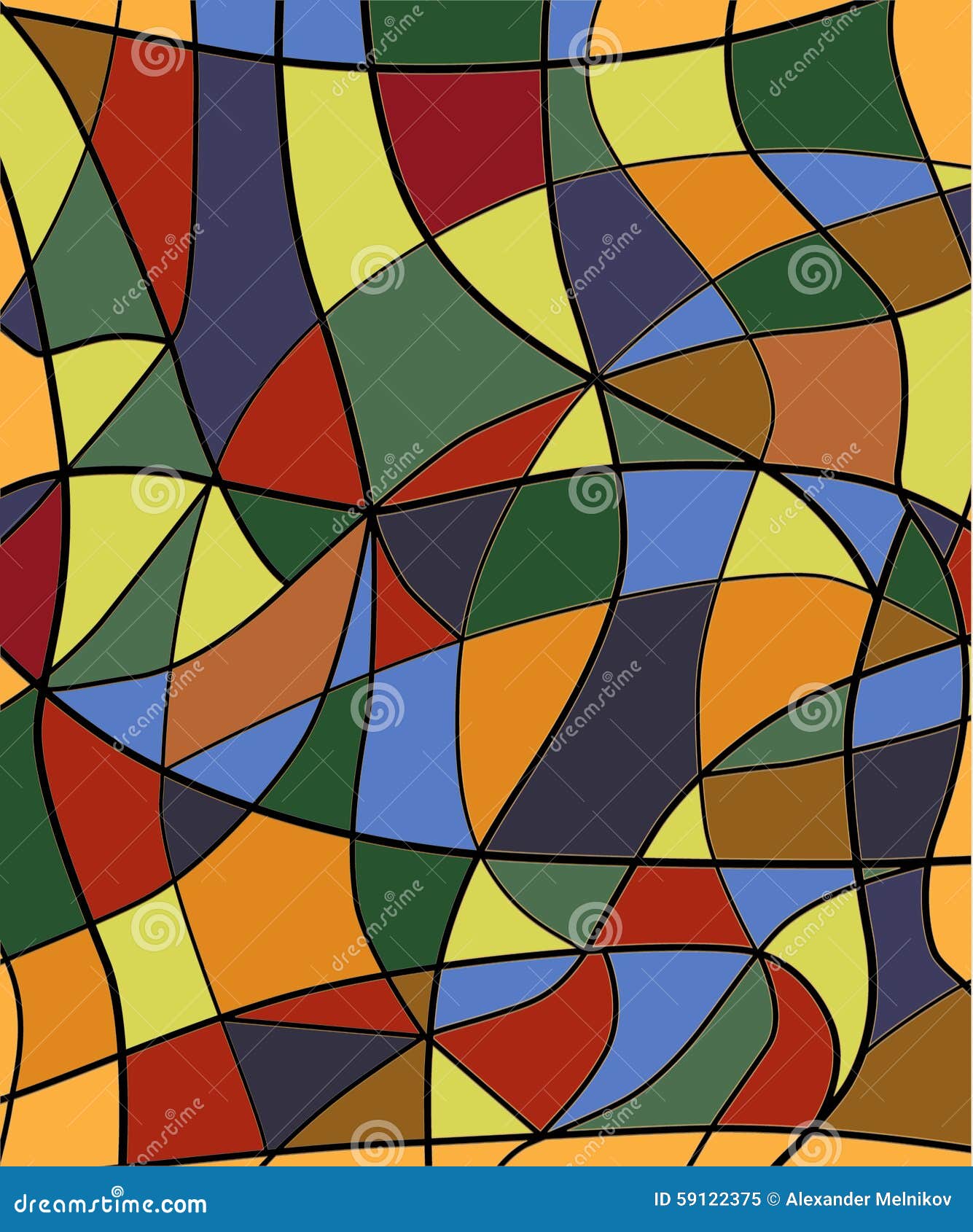 Abstract Stained Glass Background.Vector Stock Vector - Illustration of ...