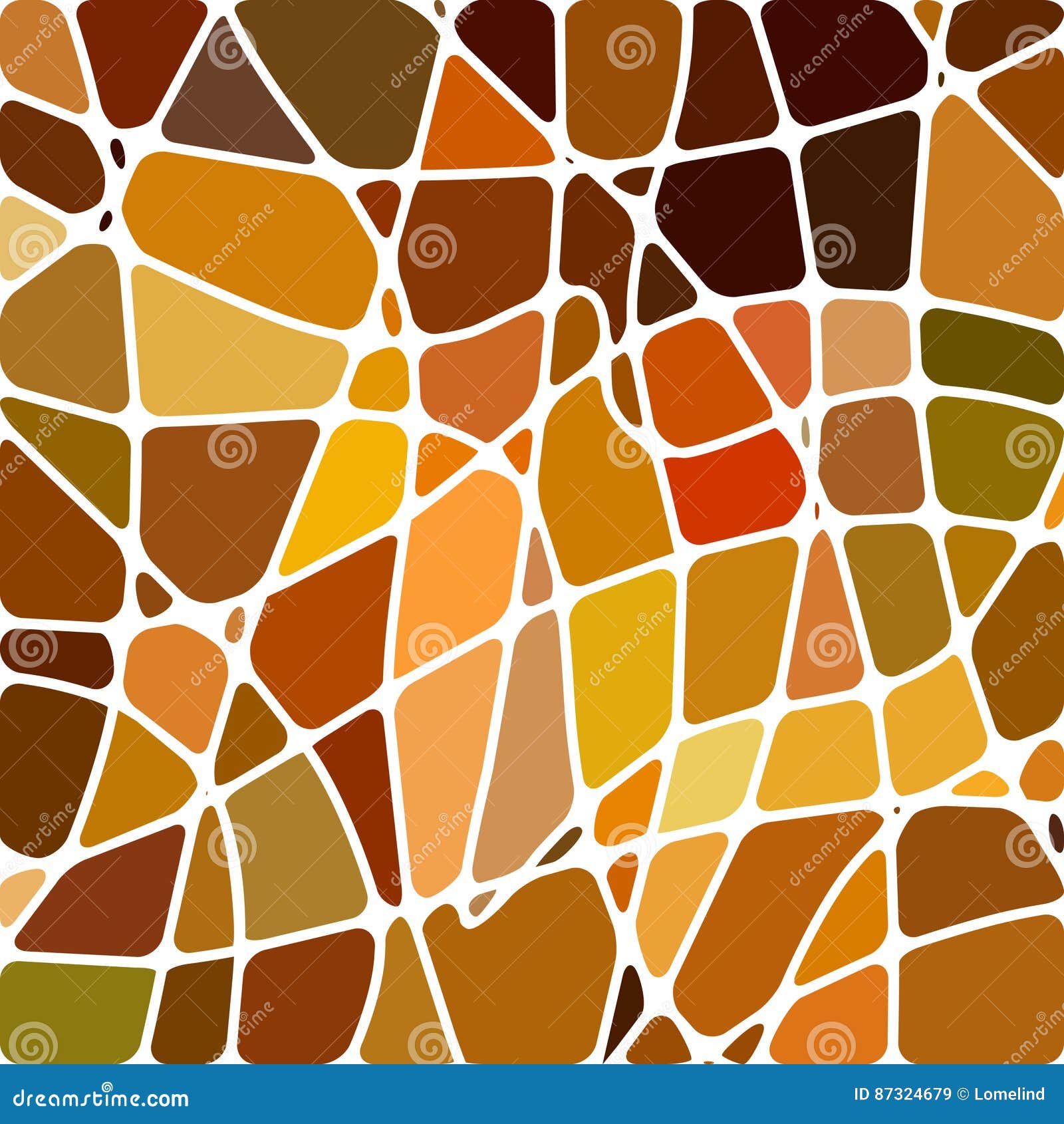 Abstract Stained-glass Mosaic Background Stock Illustration ...