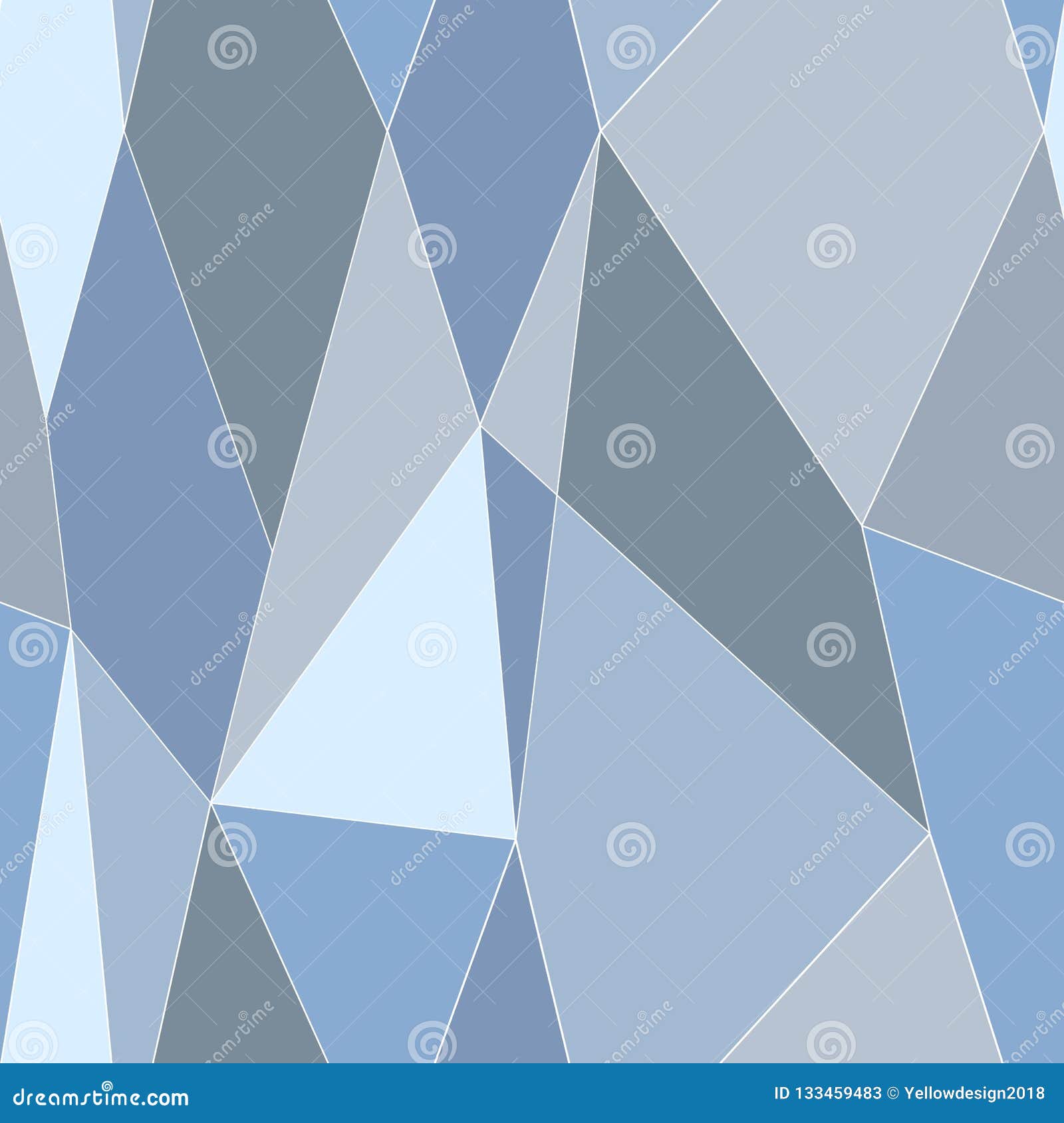 Abstract Stained Glass Style Seamless Pattern. Polygonal Low Poly ...