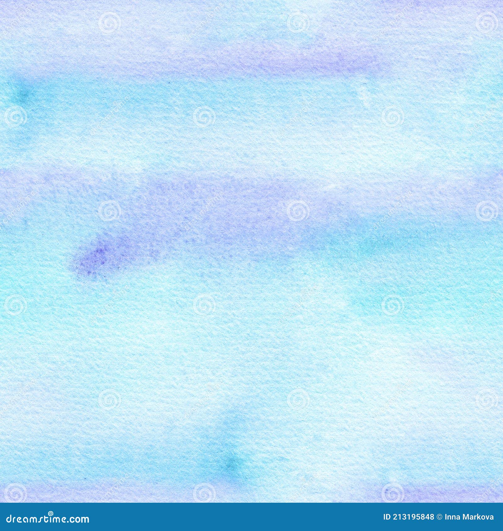 Abstract Blue Watercolor Seamless Pattern. Stock Illustration ...