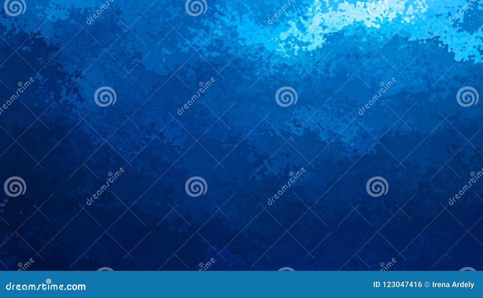 Abstract Stained Pattern Rectangle Background Deep Ocean Blue Color ...