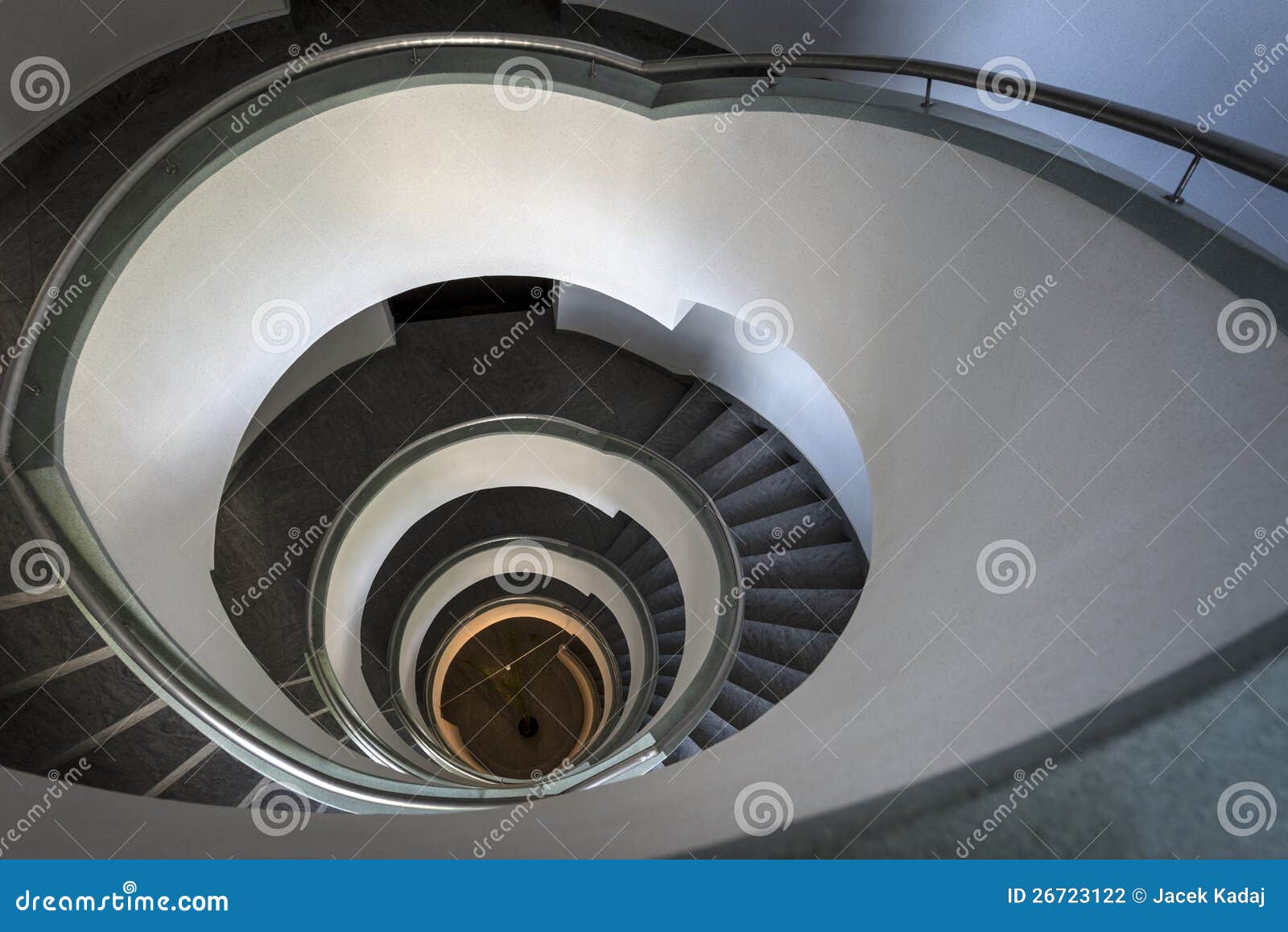 Abstract Staircase in Modern Building Stock Photo - Image of minimal ...