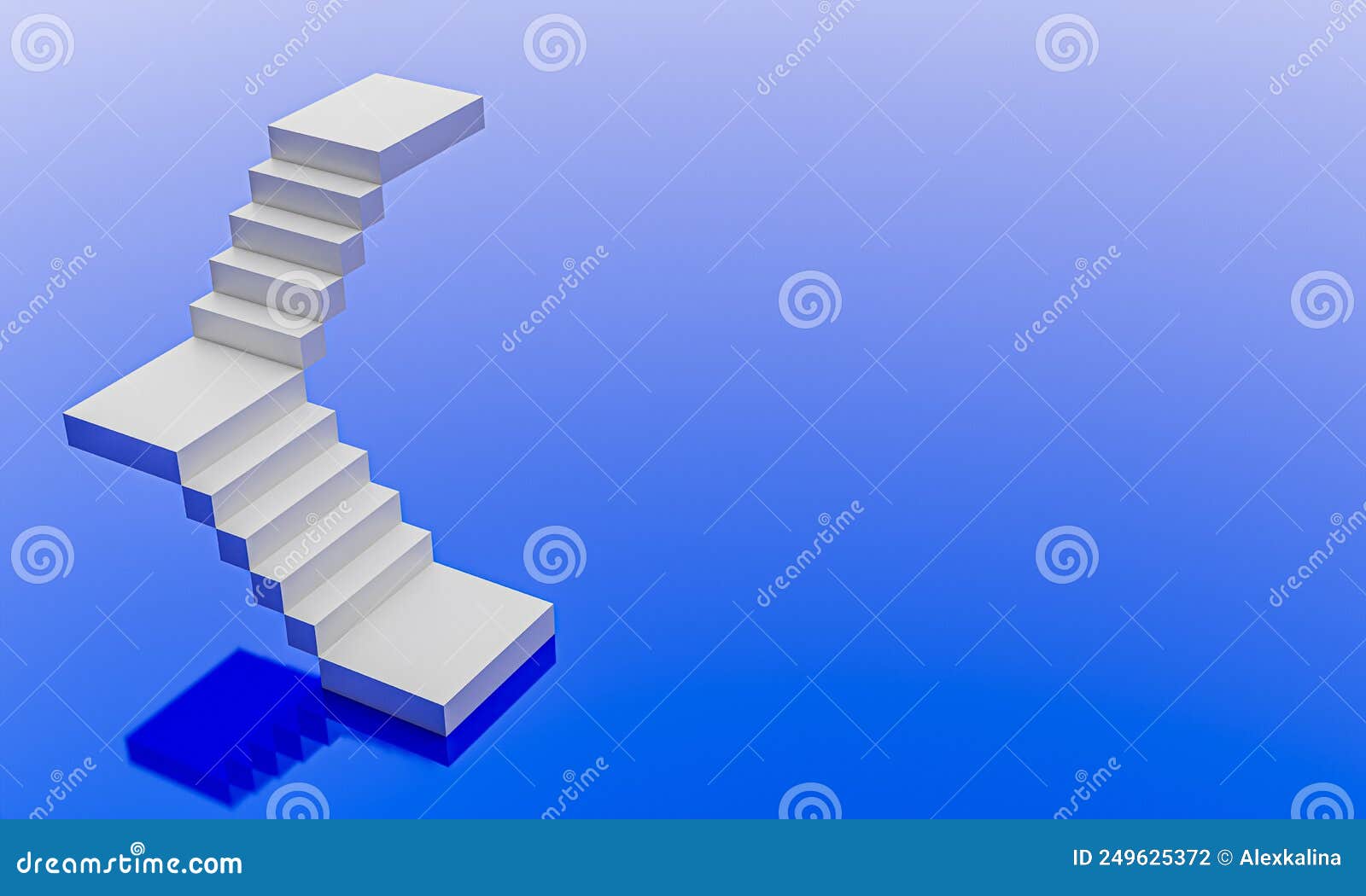 Abstract Staircase. Stairs with Steps and Blank Copy Space Background ...