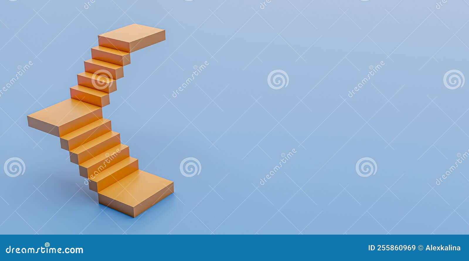 Abstract Staircase. Stairs with Steps and Blank Copy Space Background ...