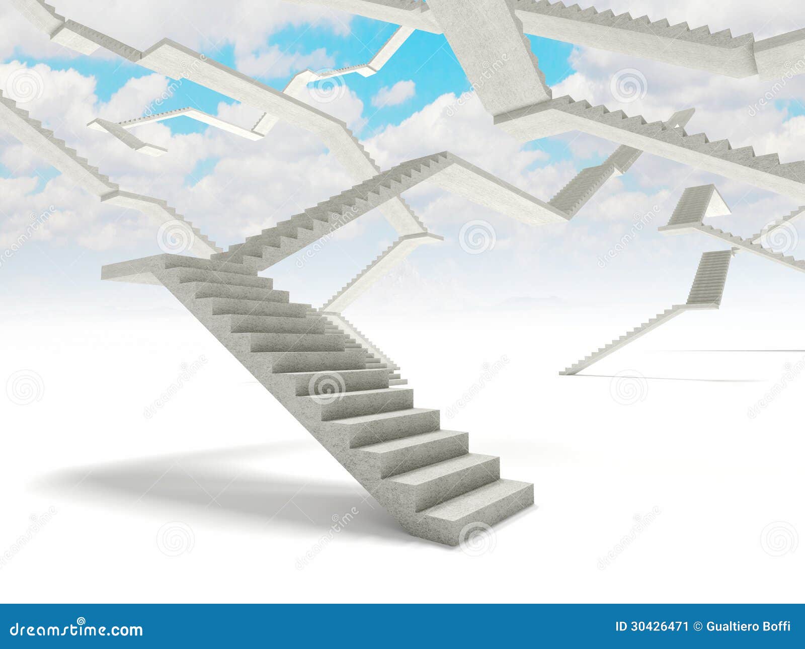 Abstract stairs background stock illustration. Illustration of white ...