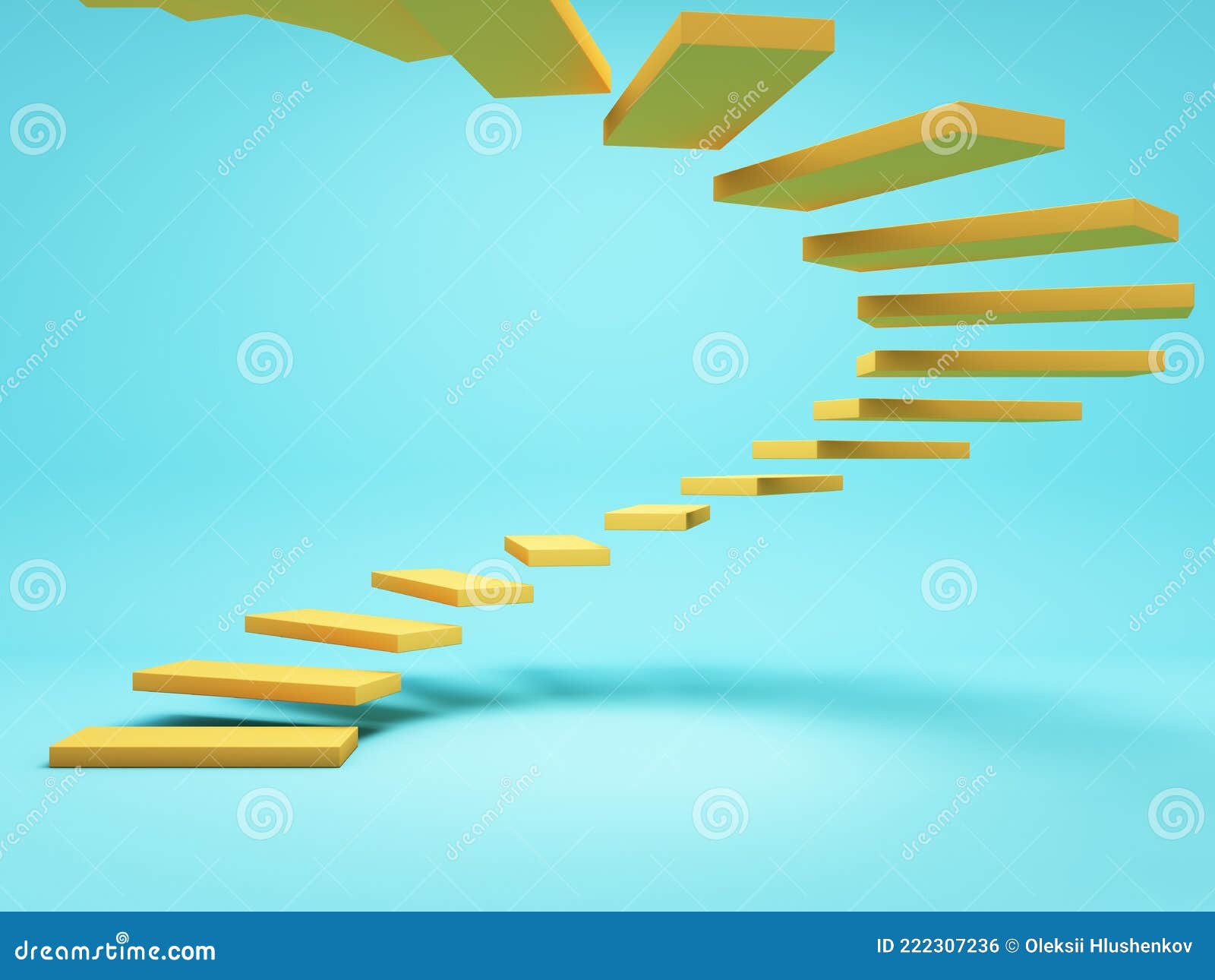 Abstract Stairs, Conceptual Art Stock Illustration - Illustration of ...