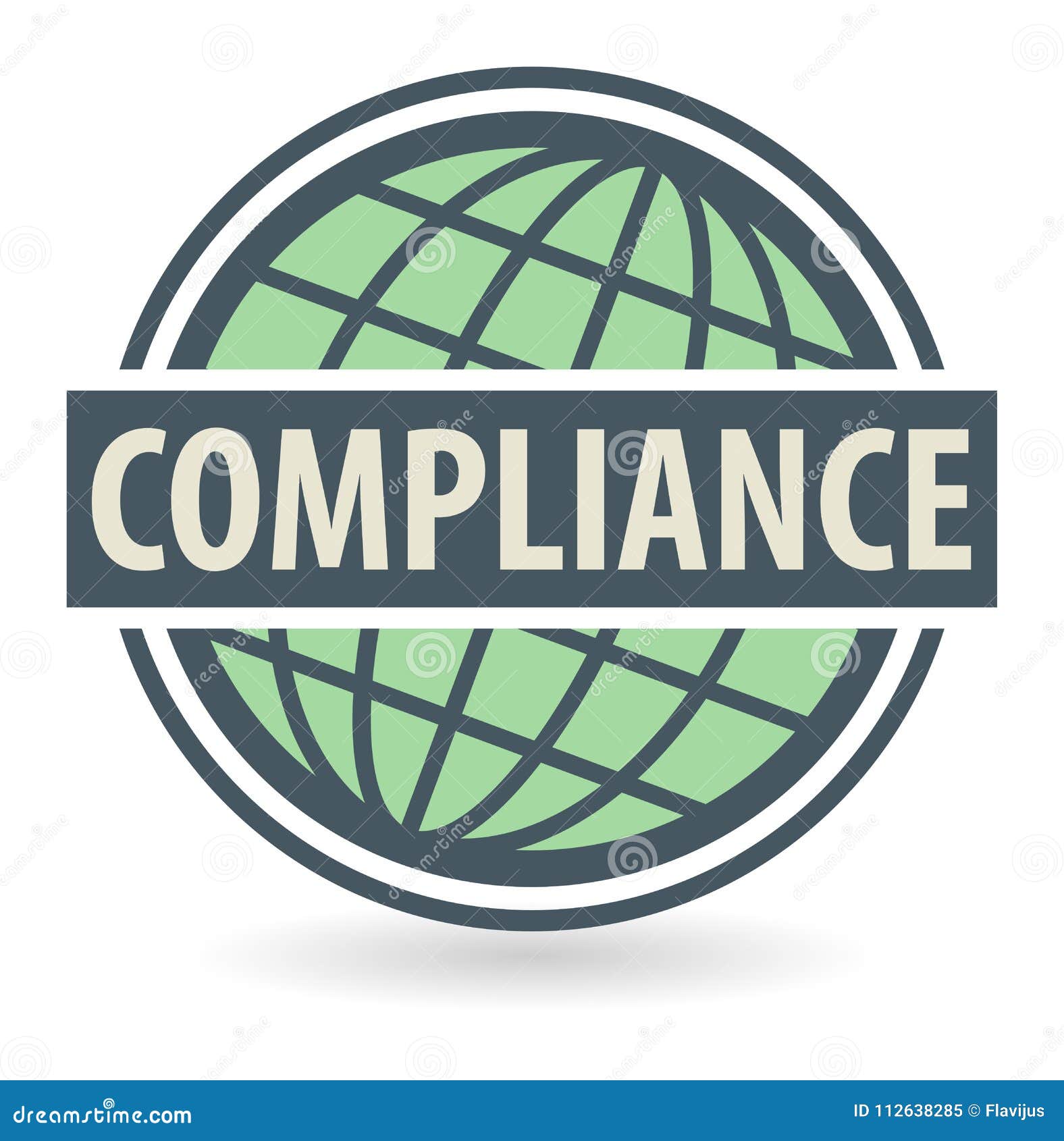 Abstract Stamp or Label with the Text Compliance Stock Vector ...