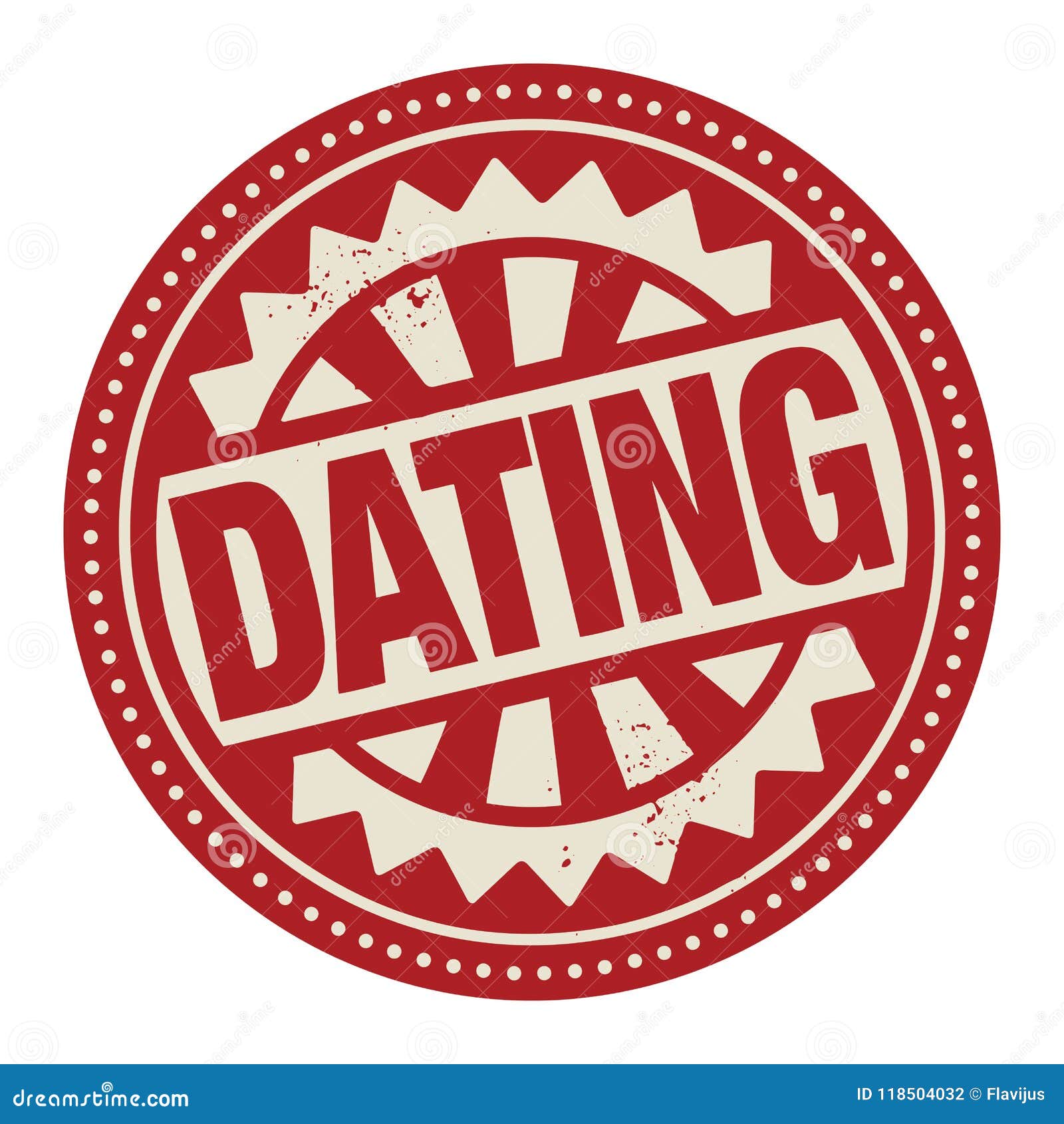 Abstract Stamp or Label with the Text Dating Written Inside Stock ...