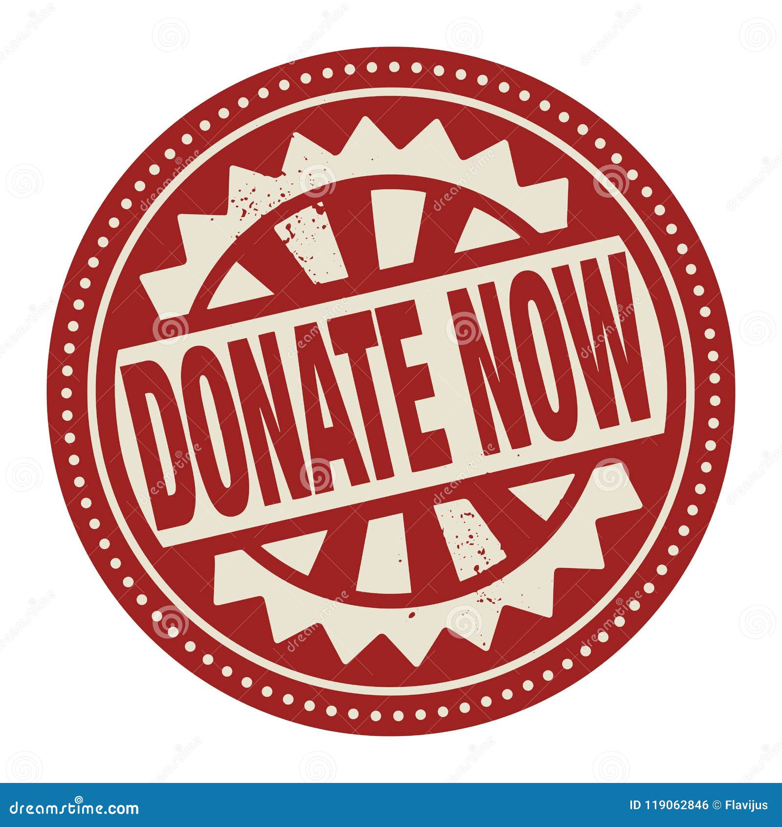 Abstract Stamp or Label with the Text Donate Now Written Inside Stock ...