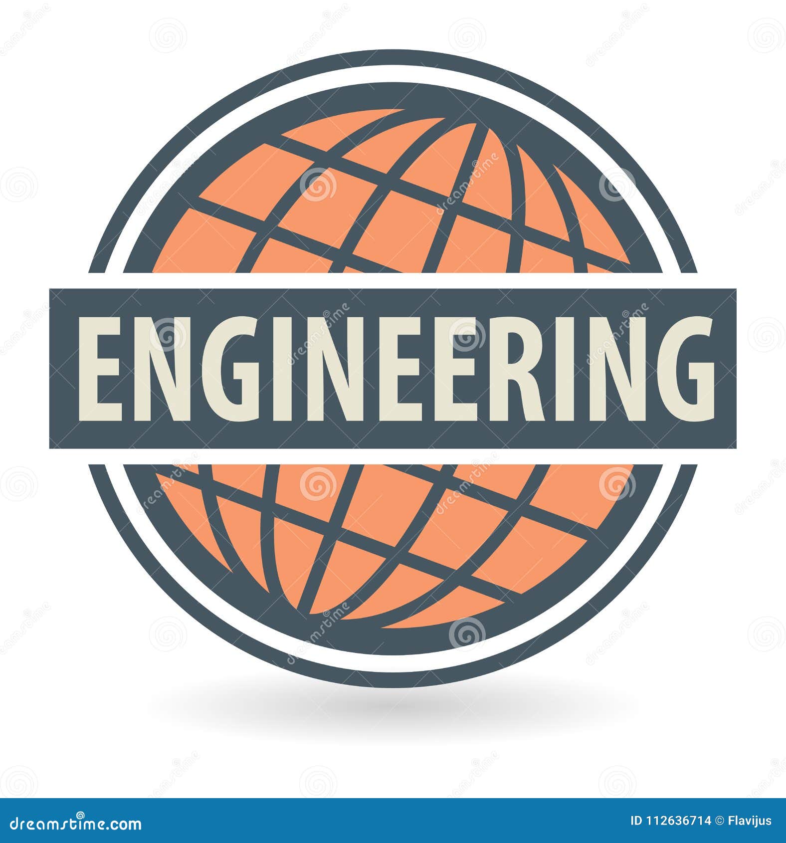 Abstract Stamp or Label with the Text Engineering Stock Vector ...