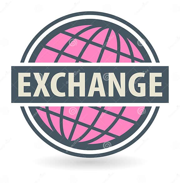 Abstract Stamp or Label with the Text Exchange Stock Vector ...