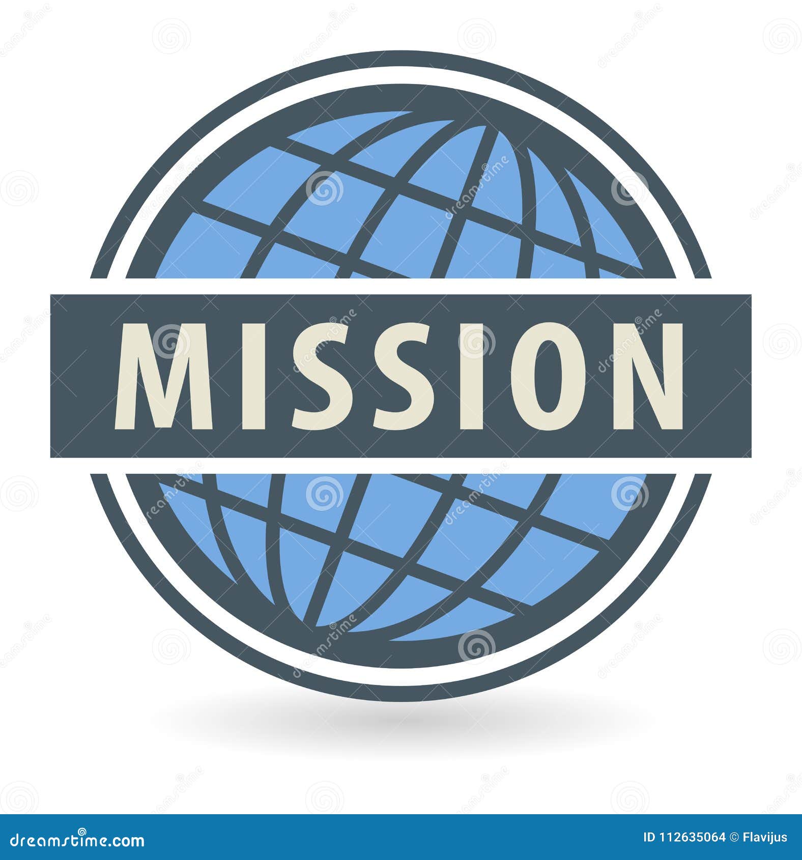 Abstract Stamp or Label with the Text Mission Stock Vector ...