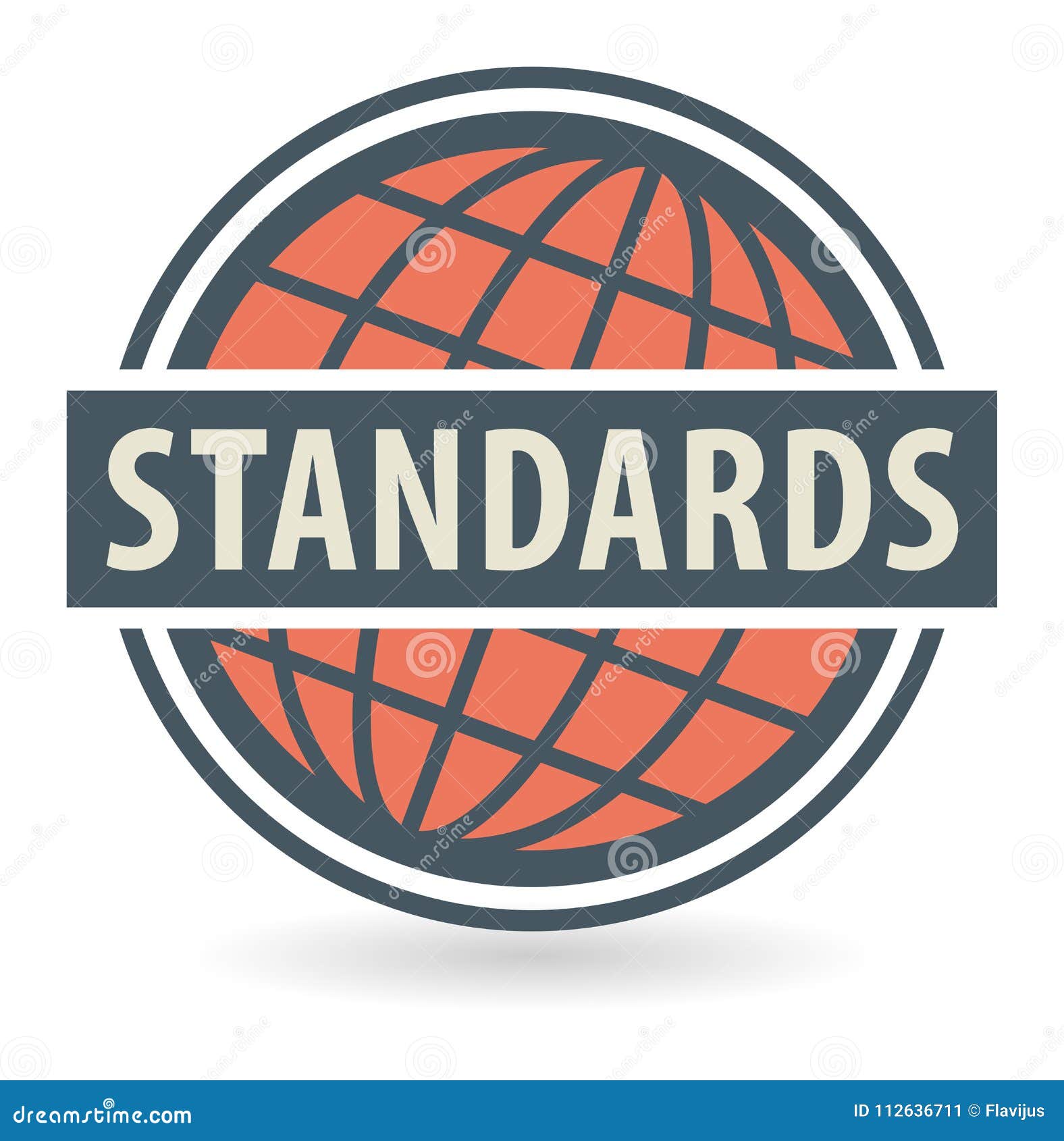 Abstract Stamp or Label with the Text Standards Stock Vector ...