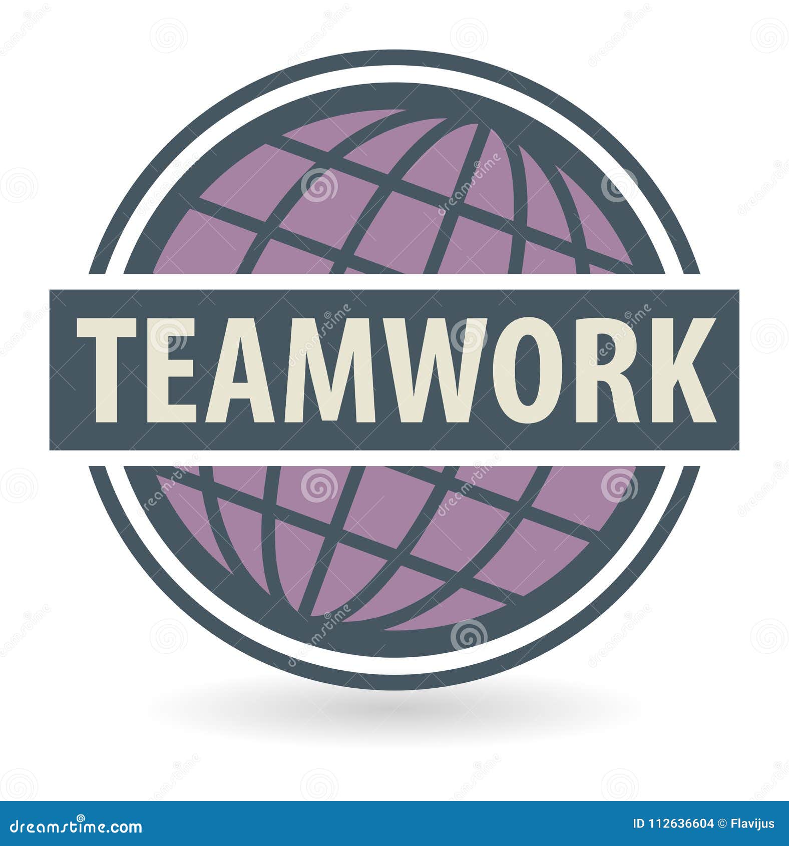 Abstract Stamp or Label with the Text Teamwork Stock Vector ...