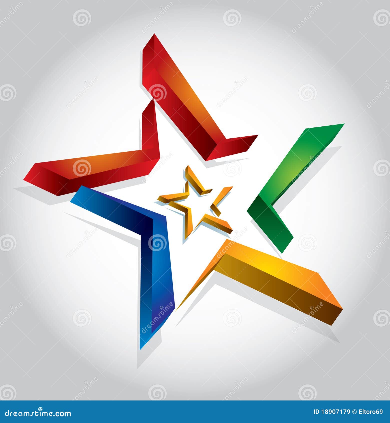 Abstract star stock vector. Illustration of abstract - 18907179