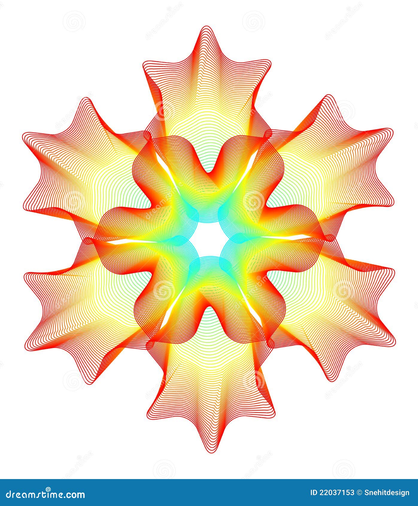Abstract star stock illustration. Illustration of illustrated - 22037153