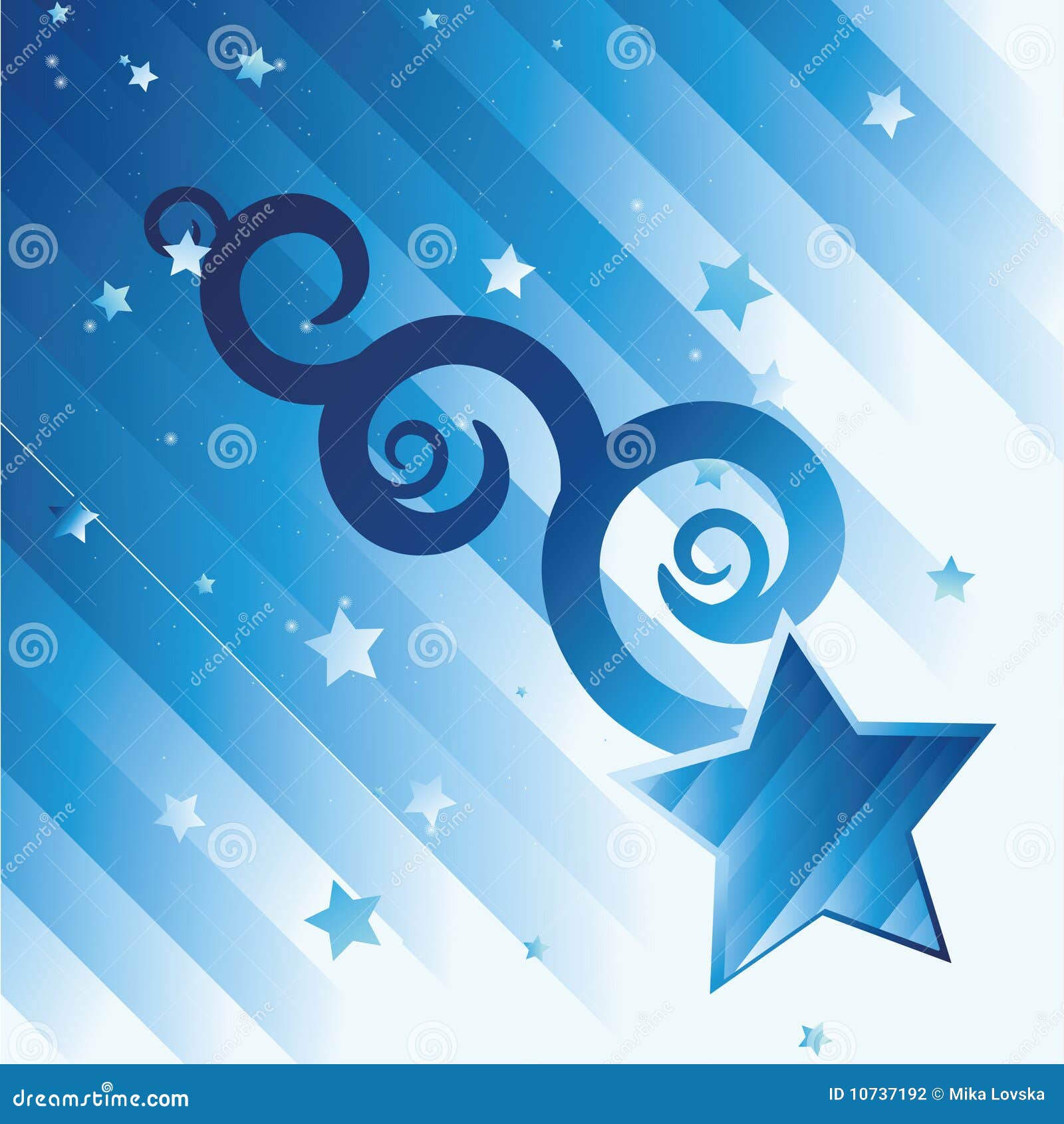 Abstract star background stock vector. Illustration of colored - 10737192