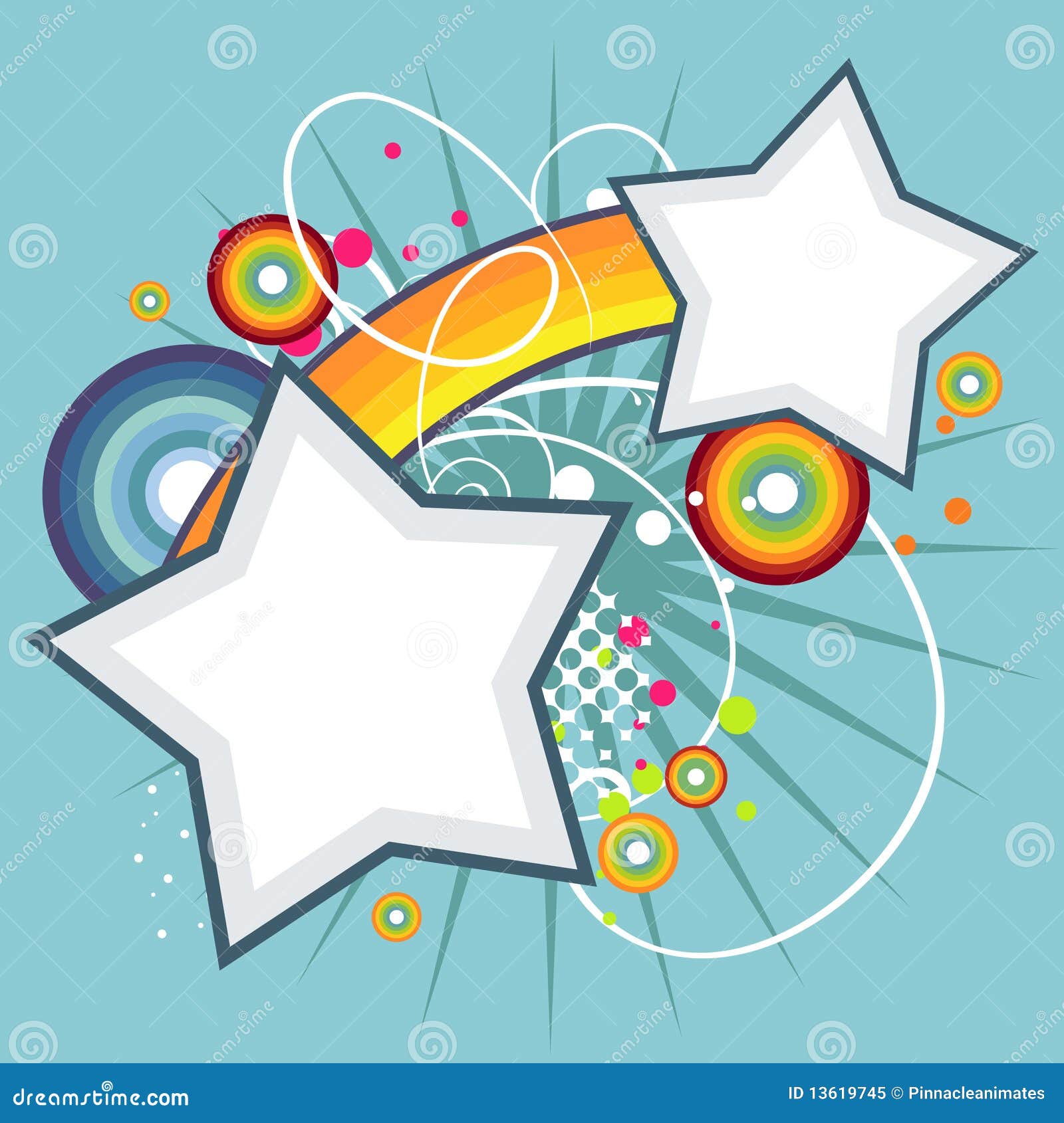 Abstract star background stock vector. Illustration of blank - 13619745