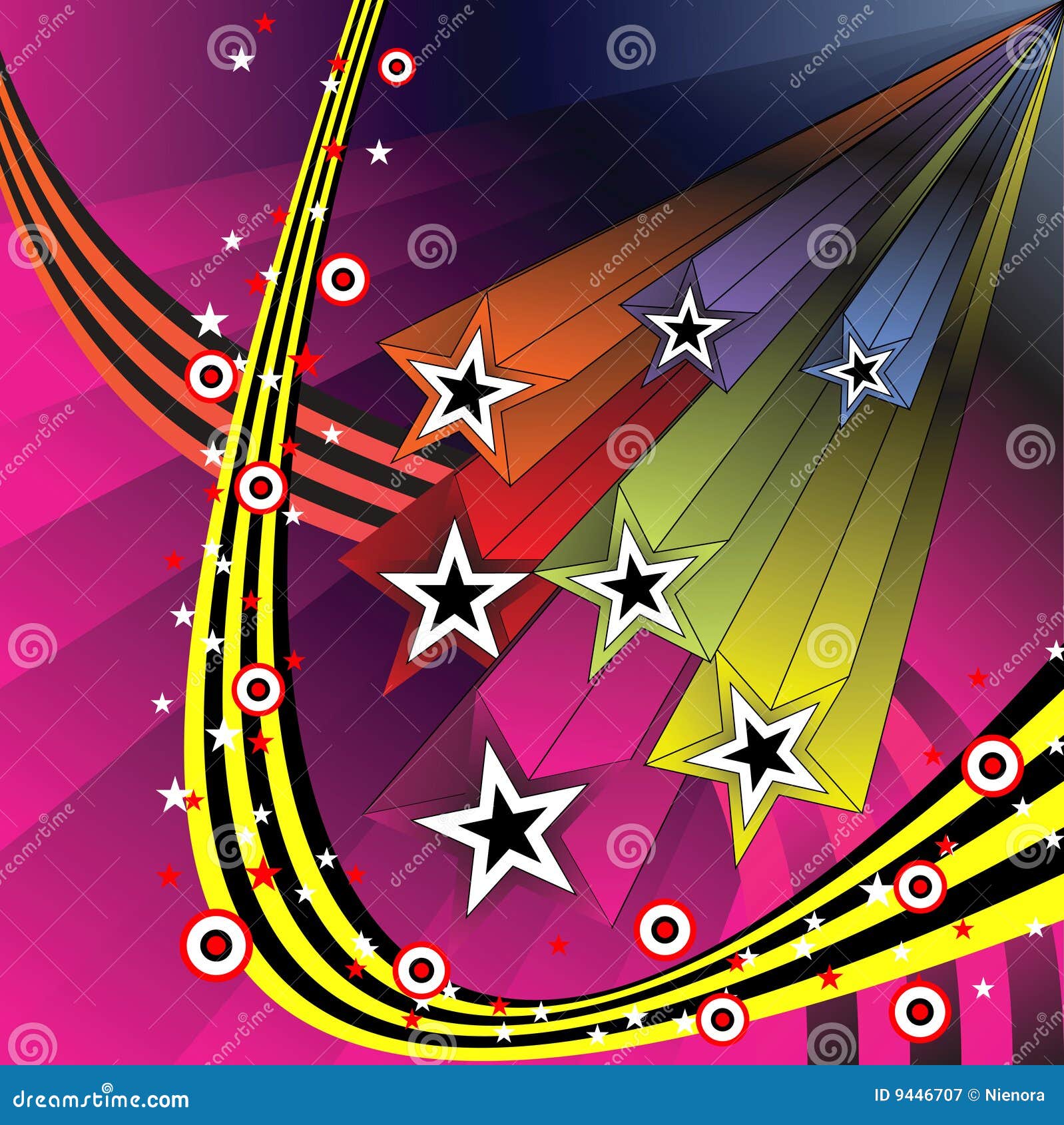 Abstract star background stock vector. Illustration of abstract - 9446707