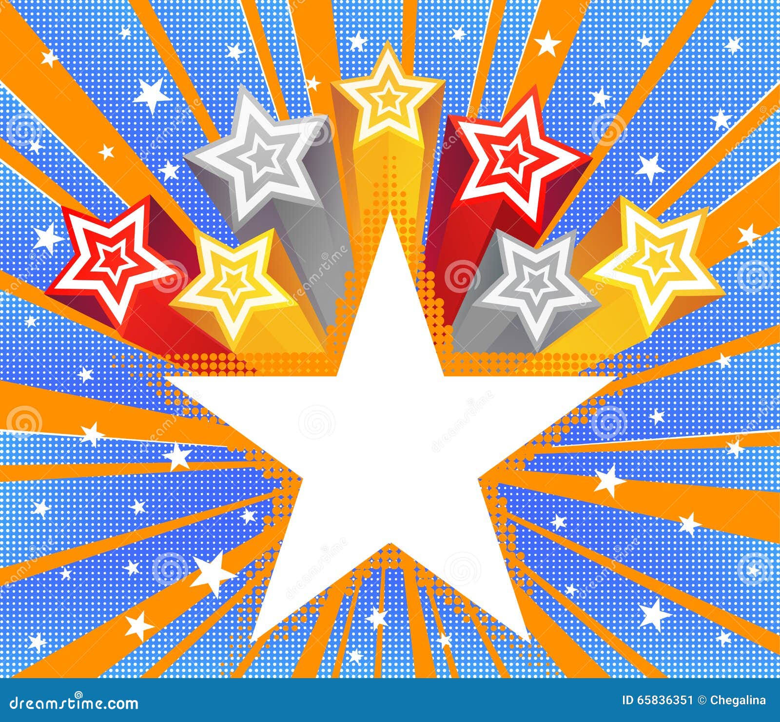 Abstract Star Burst Background Stock Vector - Illustration of colorful ...