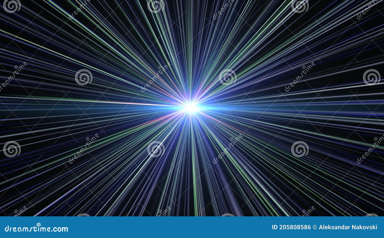 Abstract Star Burst Flash Laser Beam Illustration Stock Photo - Image ...