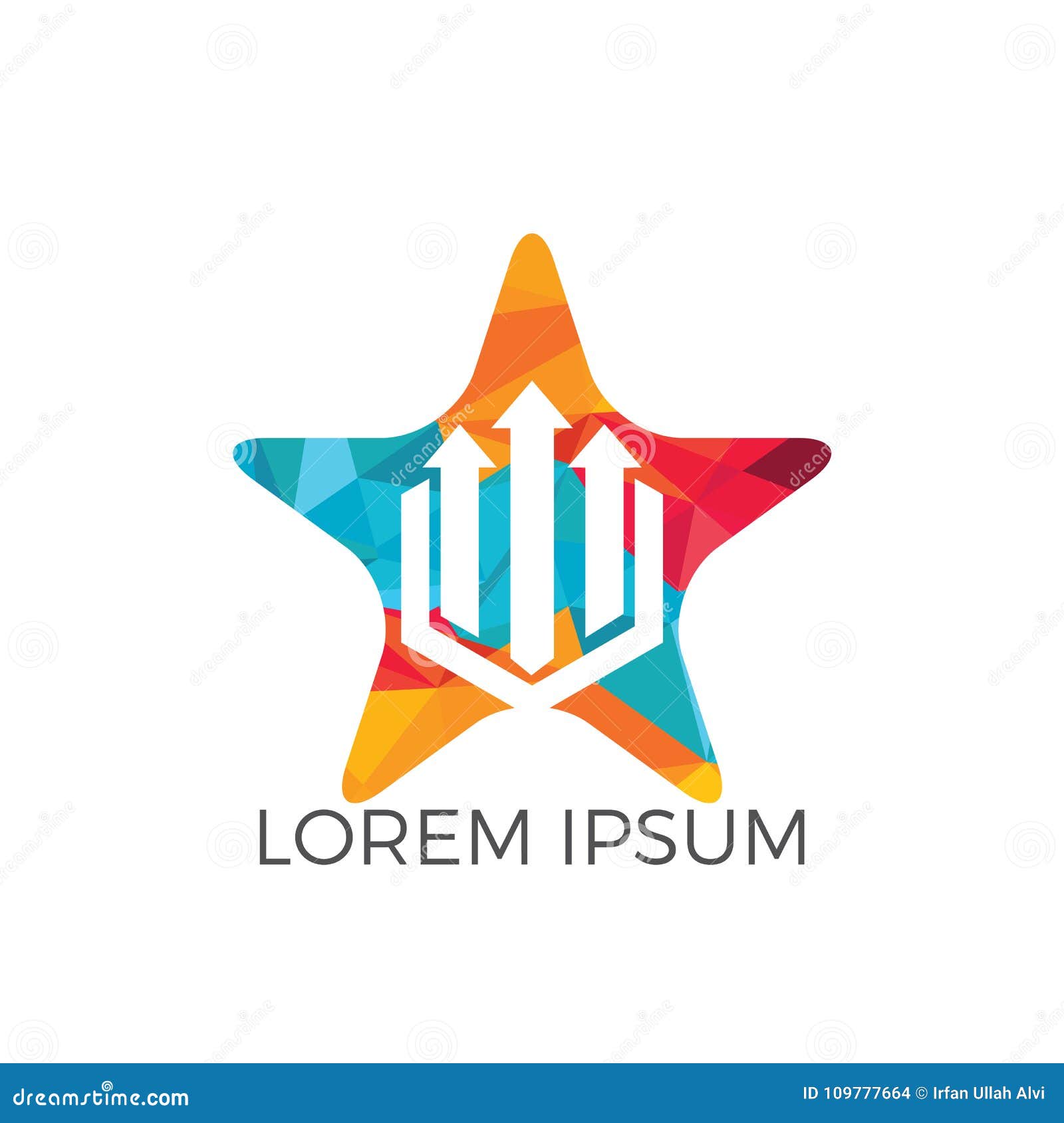 Abstract Star Business Vector Logo Template. Stock Vector ...