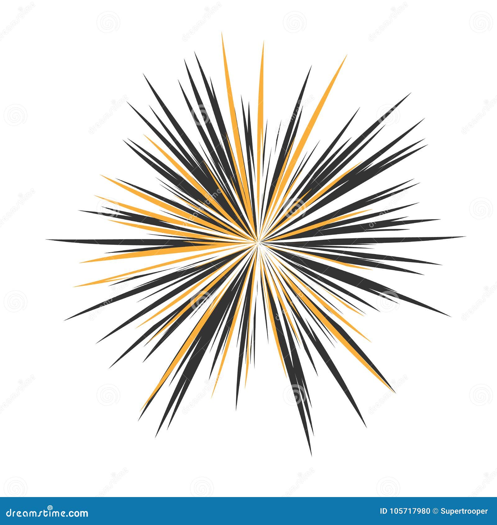 Abstract Star Explosion stock vector. Illustration of logo - 105717980