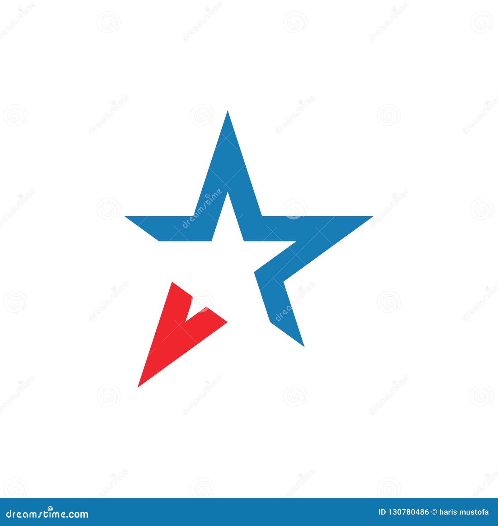 Abstract Star Graphic Design Element Template Vector Illustration Stock ...