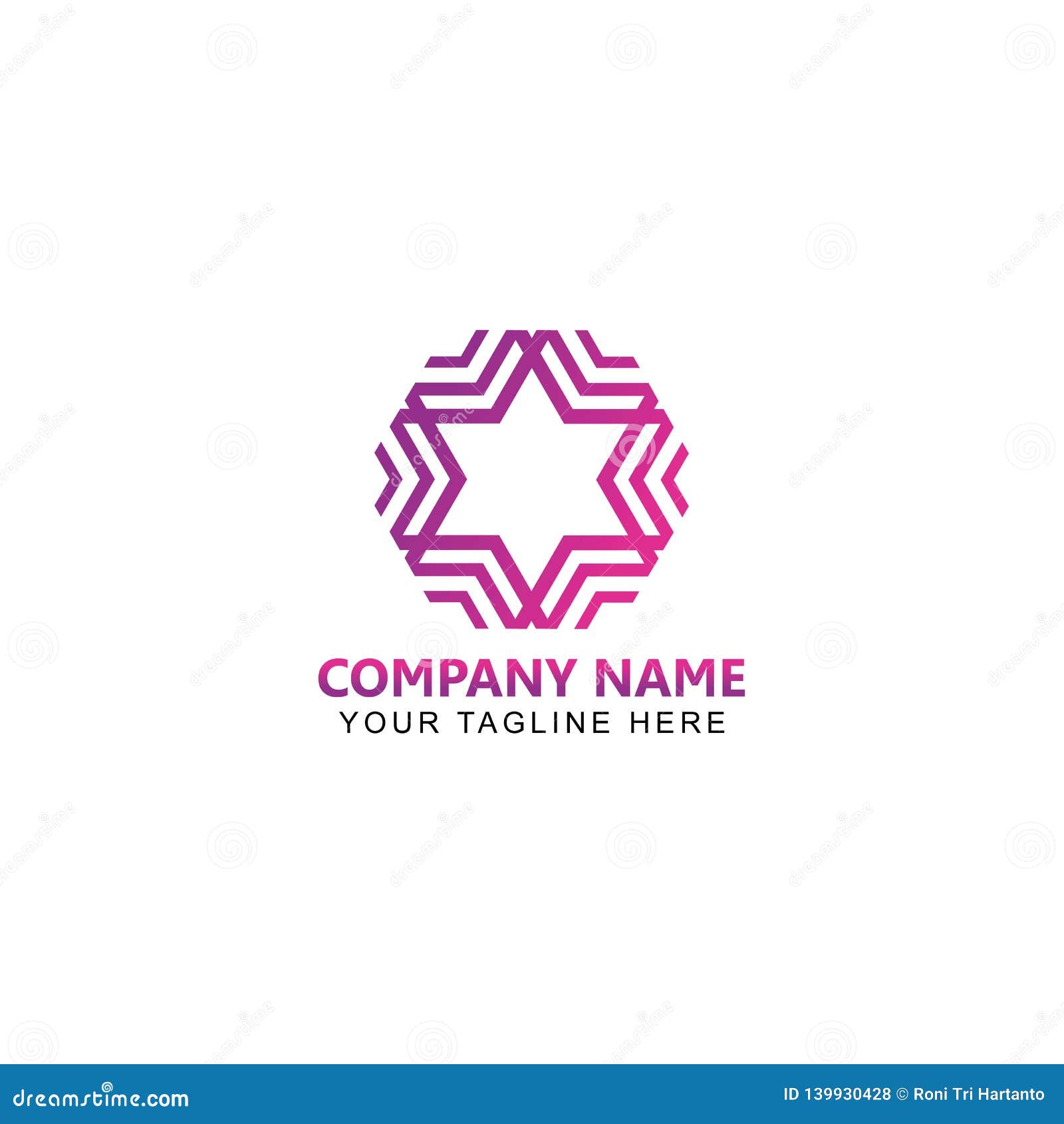 Abstract Star Logo Vector Design Stock Vector - Illustration of ...