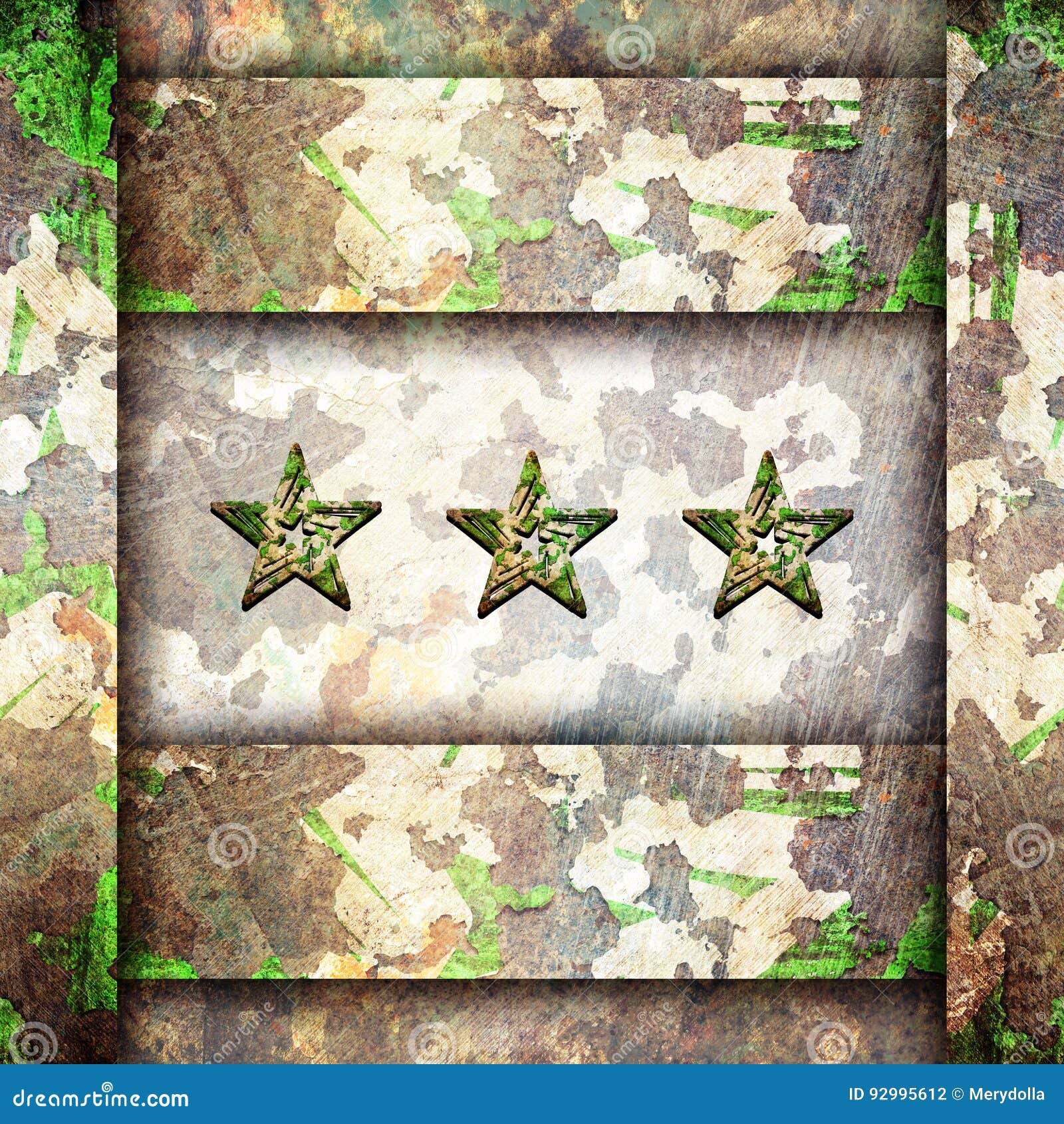 Abstract Star on Military Background Stock Illustration - Illustration ...