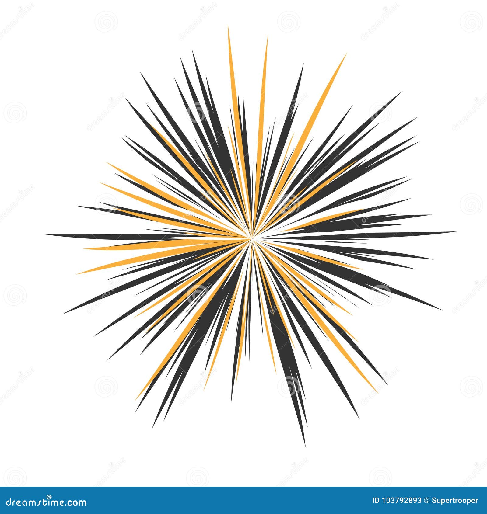Abstract Star Explosion stock vector. Illustration of magic - 103792893