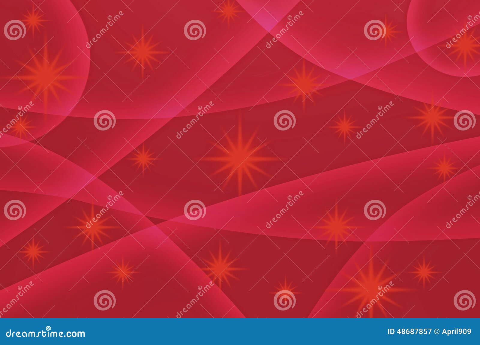 Abstract Star with Red Background Stock Illustration - Illustration of ...