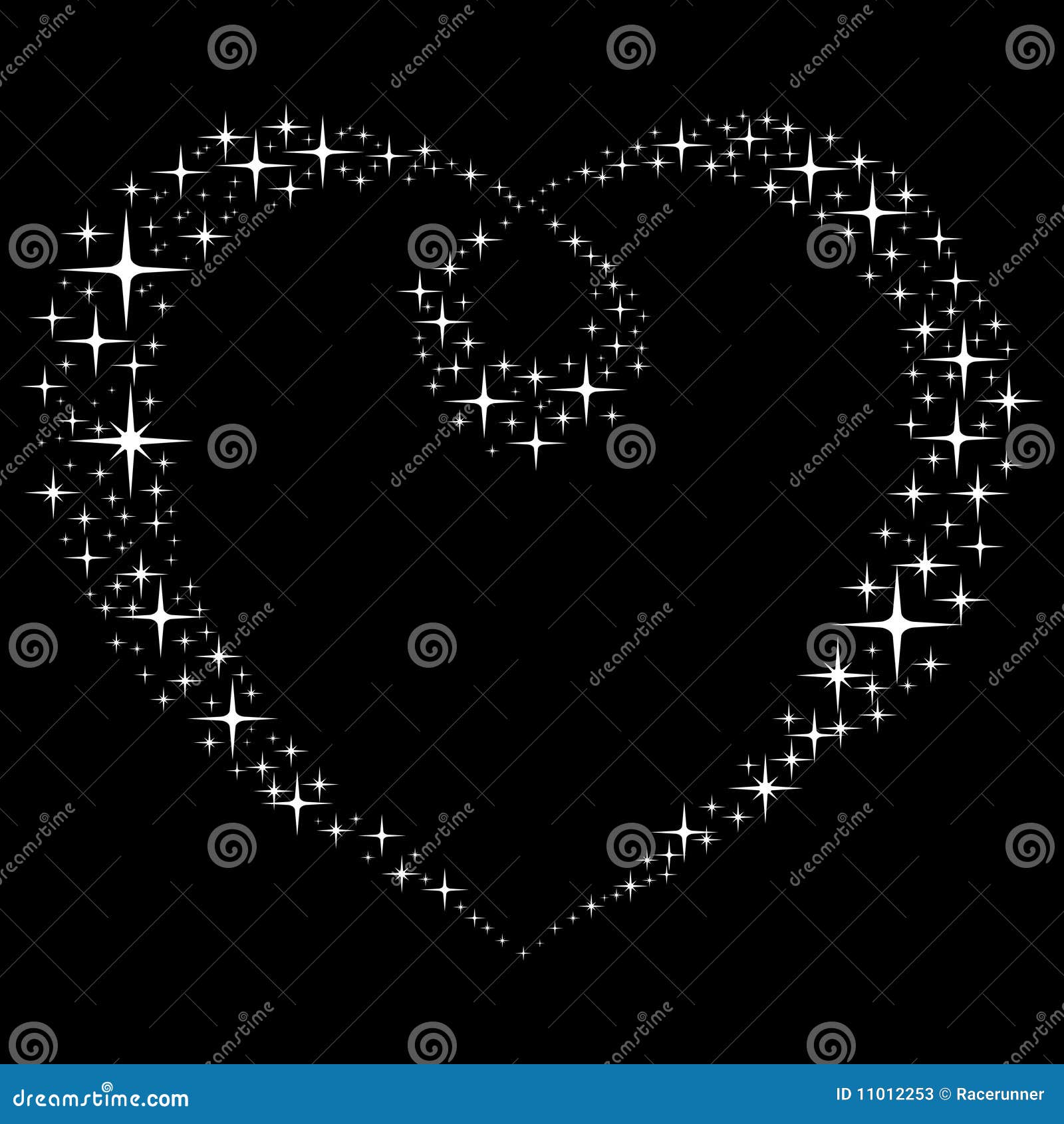 Abstract Star S Heart. Vector Illustration. Stock Vector - Illustration ...