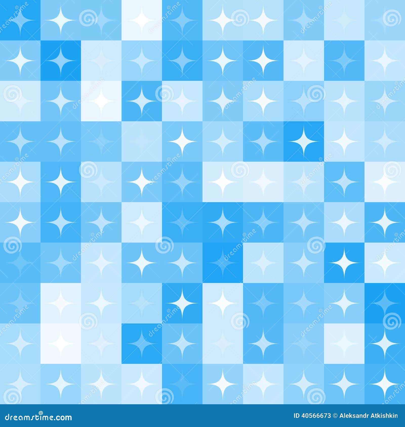 Abstract Star Shape Mosaic Background Stock Vector - Illustration of ...