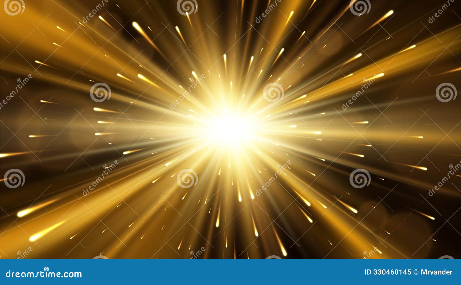 Abstract Star or Sun. Explosion Effect. Fast Motion Effect Stock Vector ...