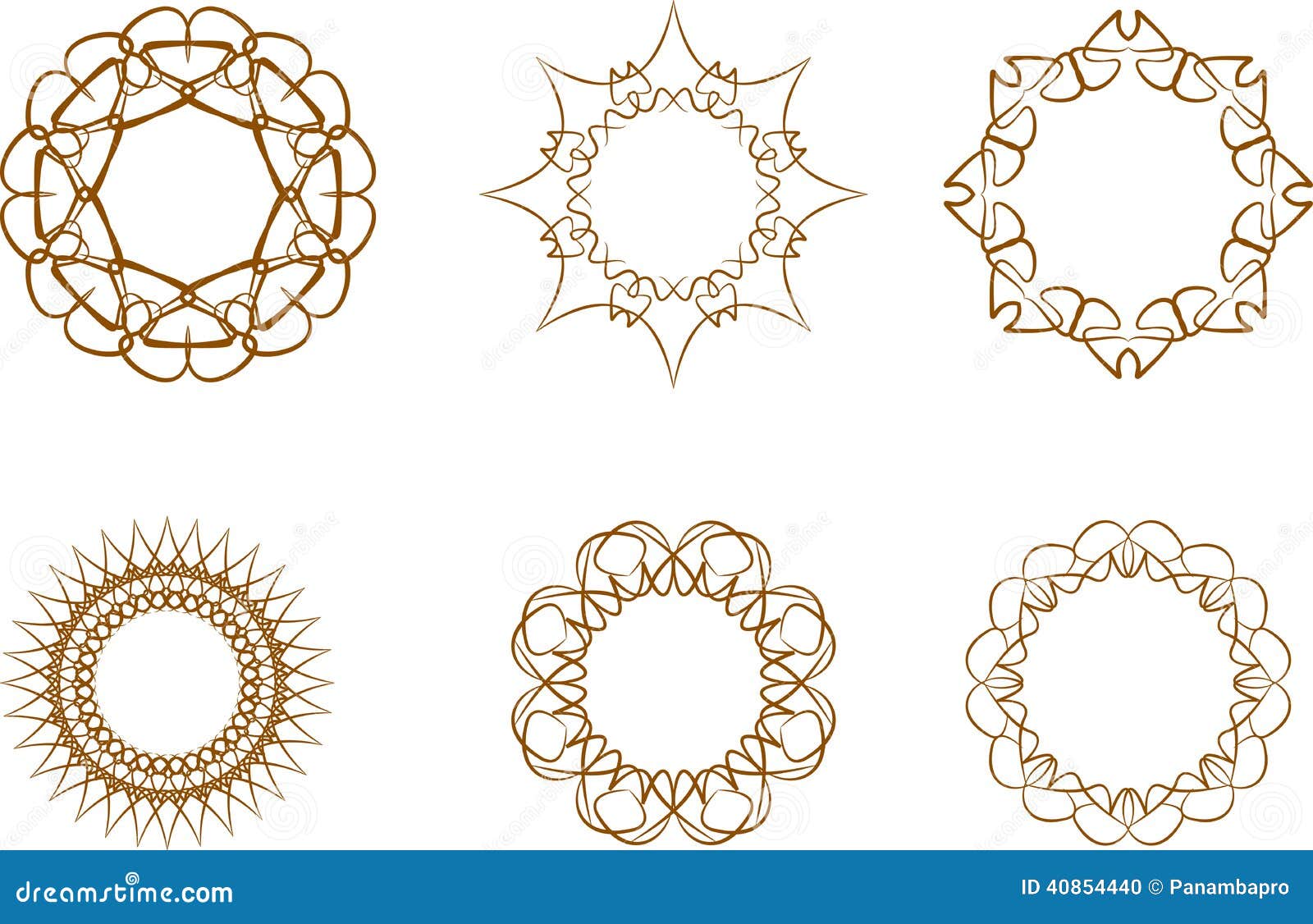 Abstract star symbol stock illustration. Illustration of round - 40854440