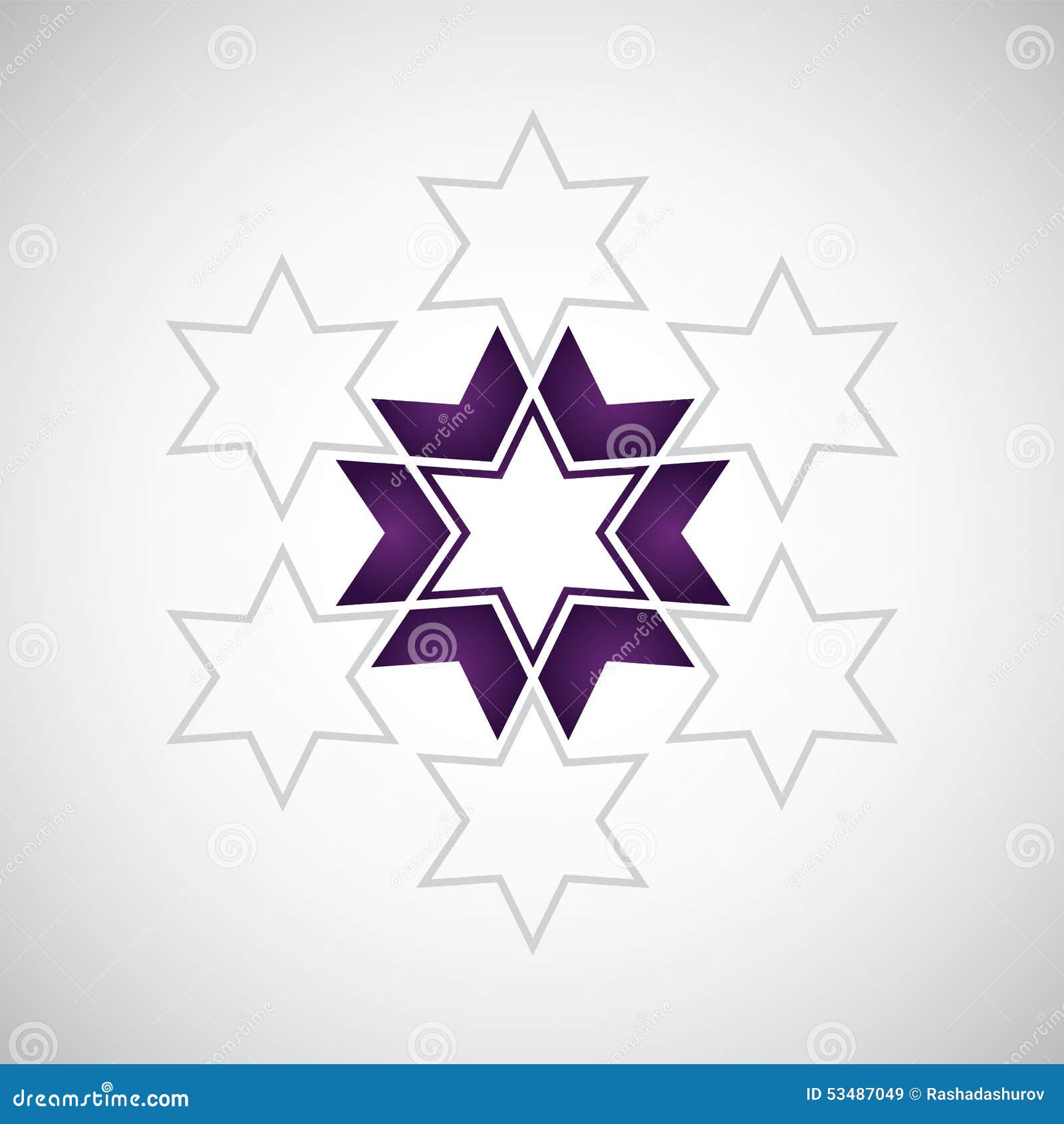Abstract star symbol stock vector. Illustration of graphic - 53487049