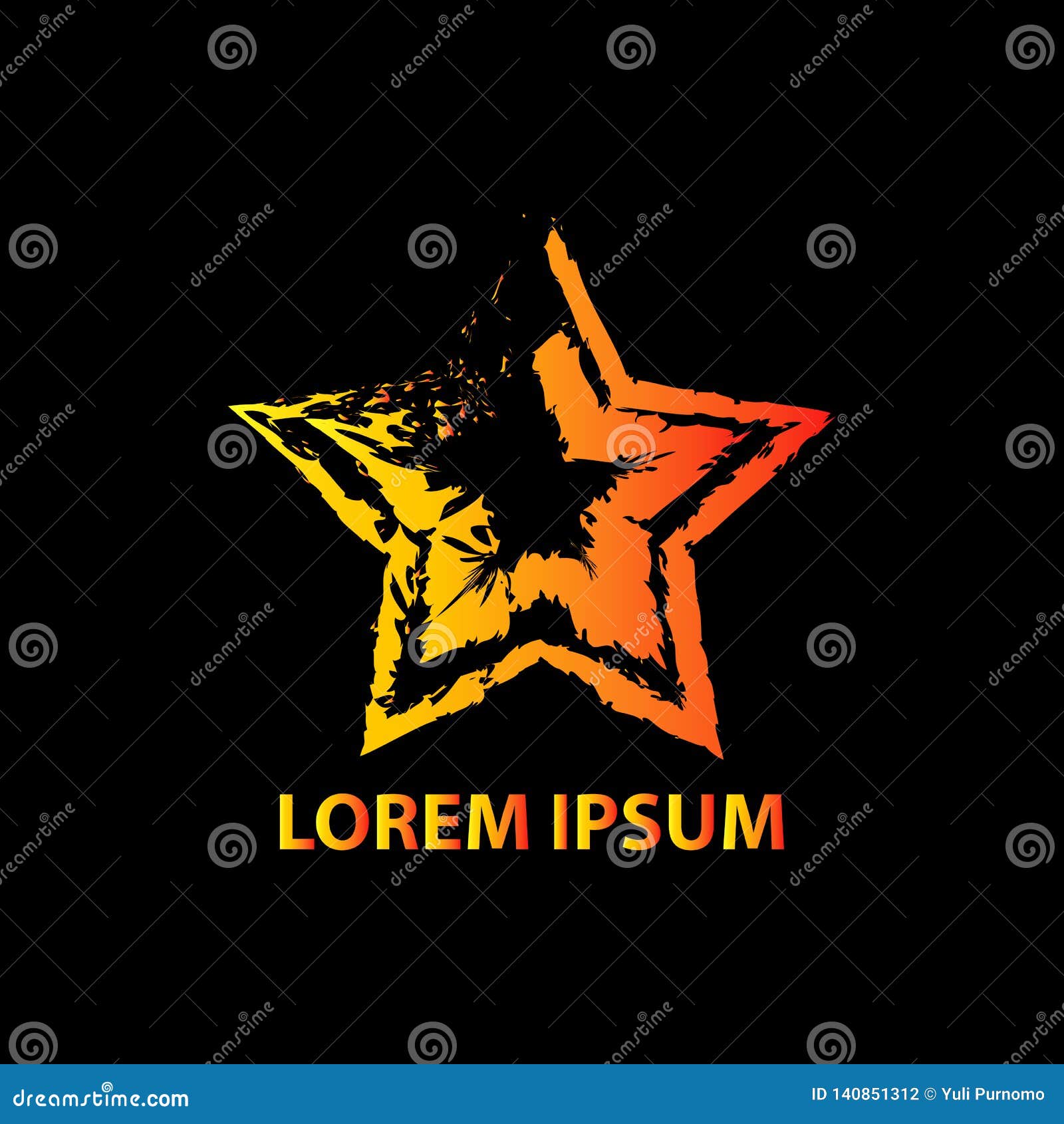 Abstract star vector image stock illustration. Illustration of bright ...
