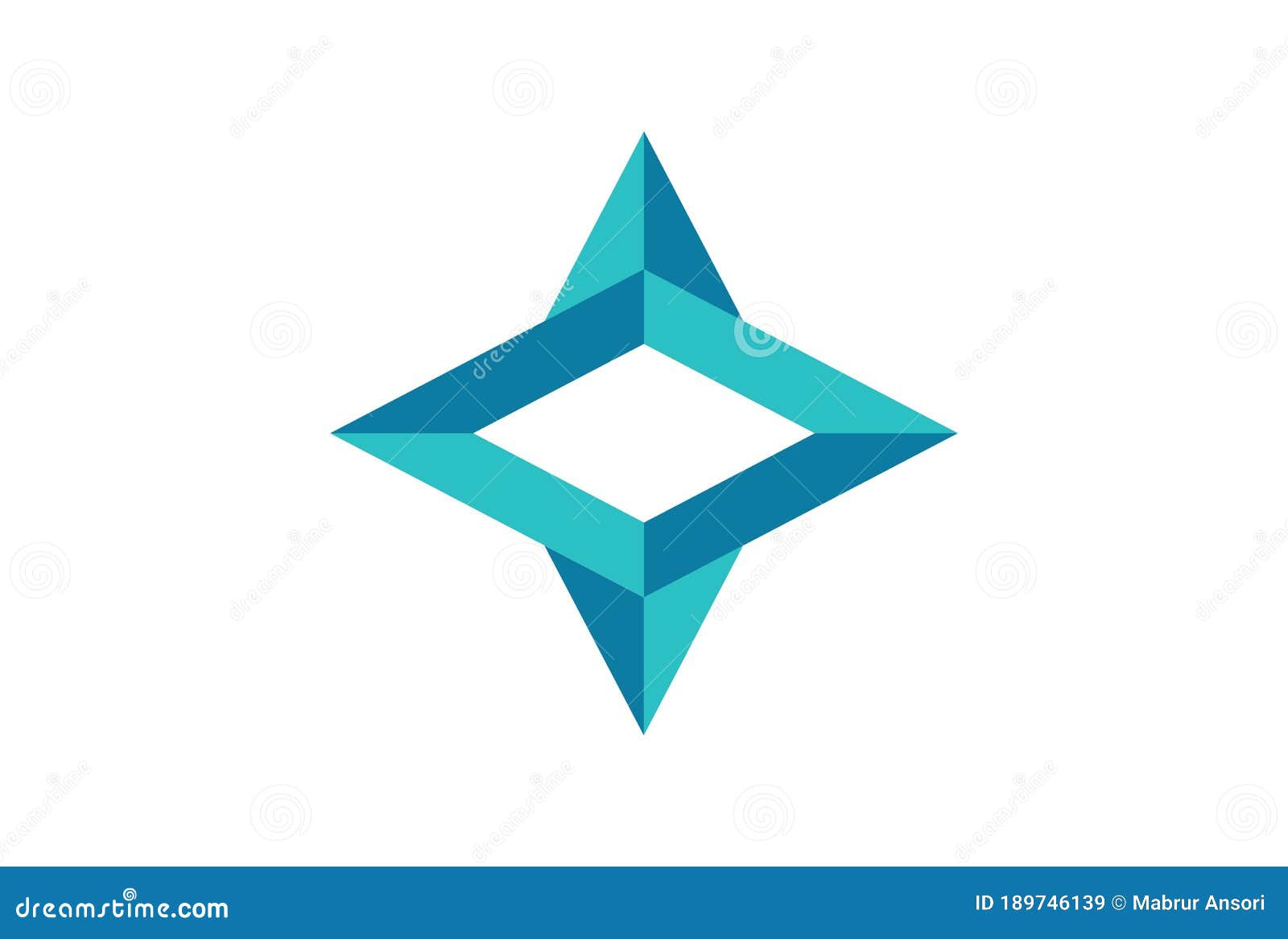 Abstract Star Vision Logo Icon Stock Illustration - Illustration of ...