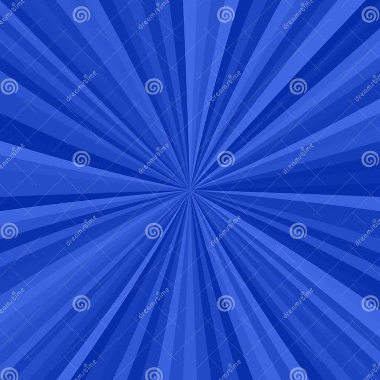 Abstract Starburst Background From Radial Stripes Stock Vector